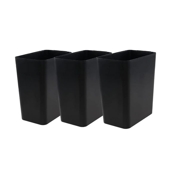 Gainhope 3-Pack Small Trash Cans - 4.5 Gallon Plastic Wastebasket ...