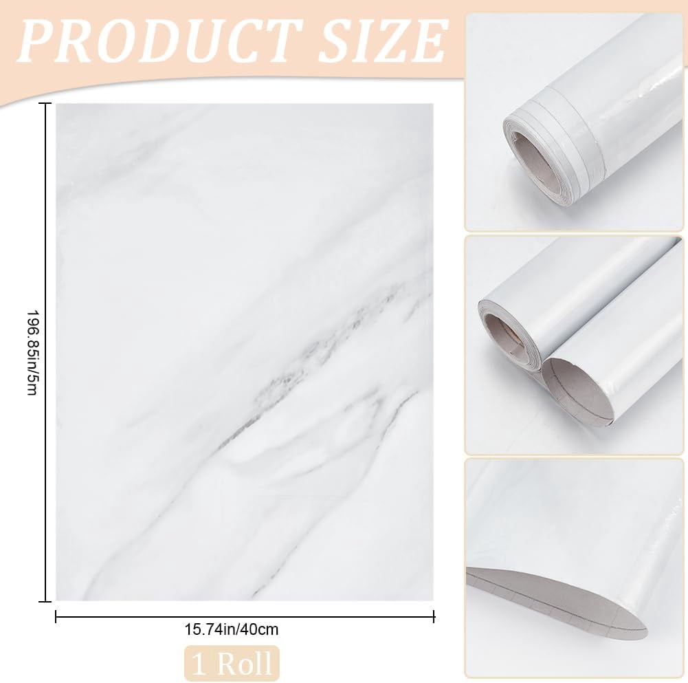 Gainsboro Marble Contact Paper for Countertops Cabinets Waterproof ...