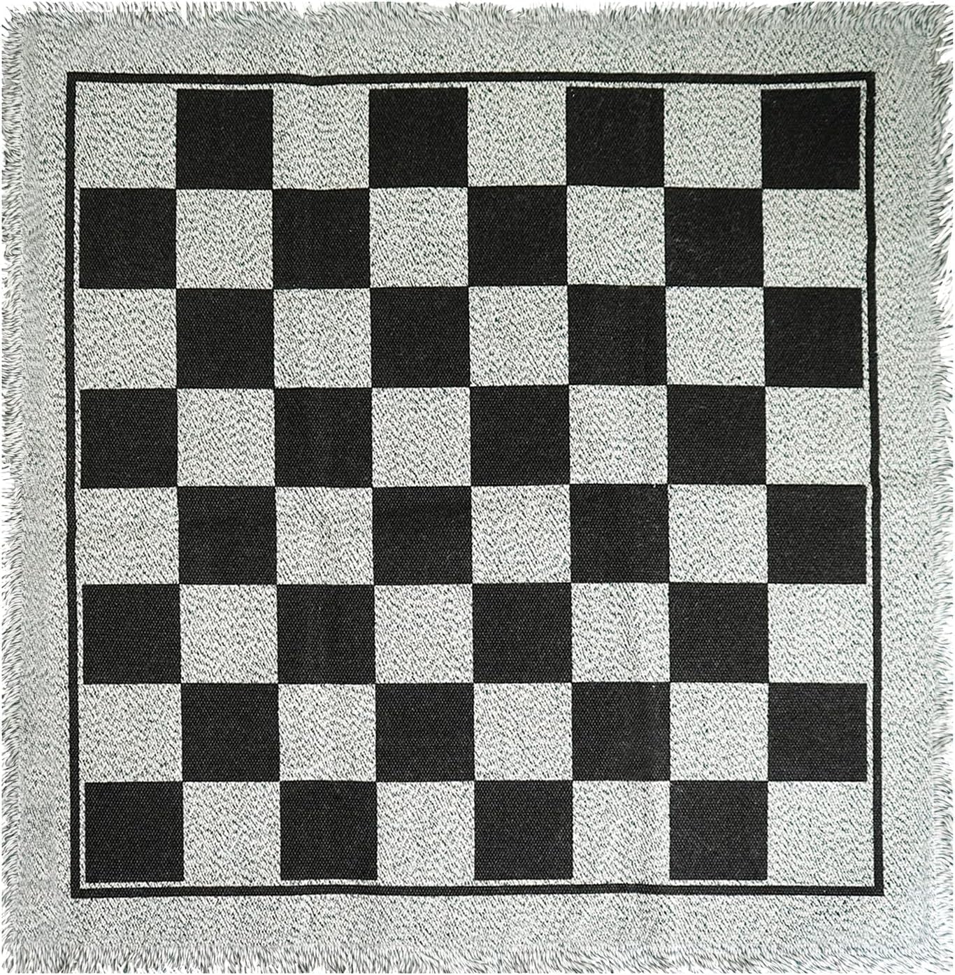 HUANCTOMA 3-in-1 Giant Checkers Board Game Set,Tic Tac Toe Board ...