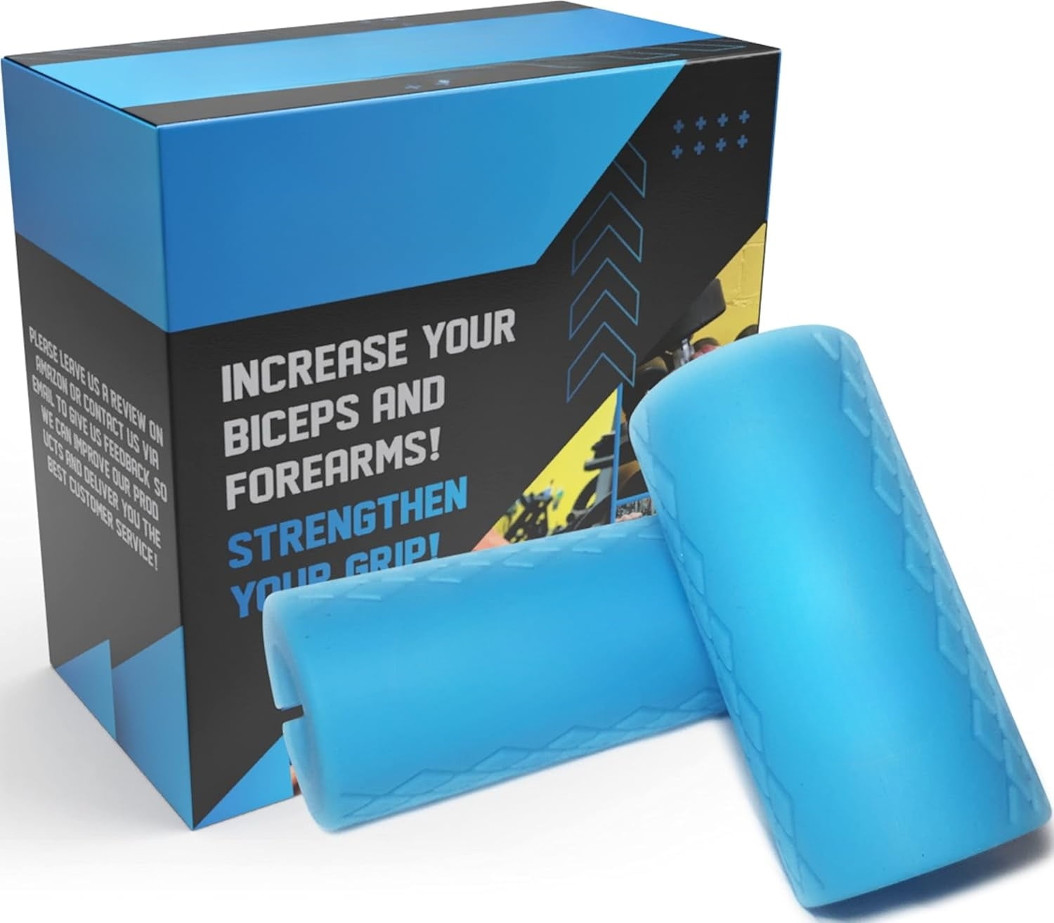 Gainz - Thick Grips Dumbell/Barbell Weight Lifting Adapters - Grow ...