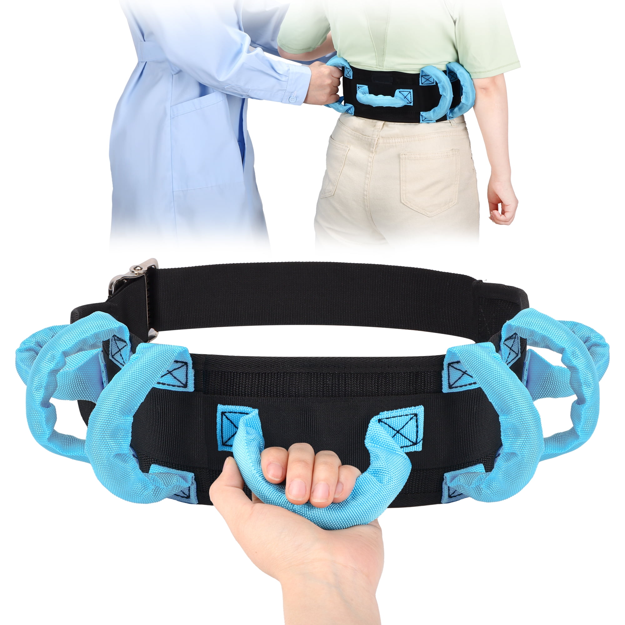 Gait Belt Transfer Belts with Handles for Lifting Seniors, Safety Gate ...