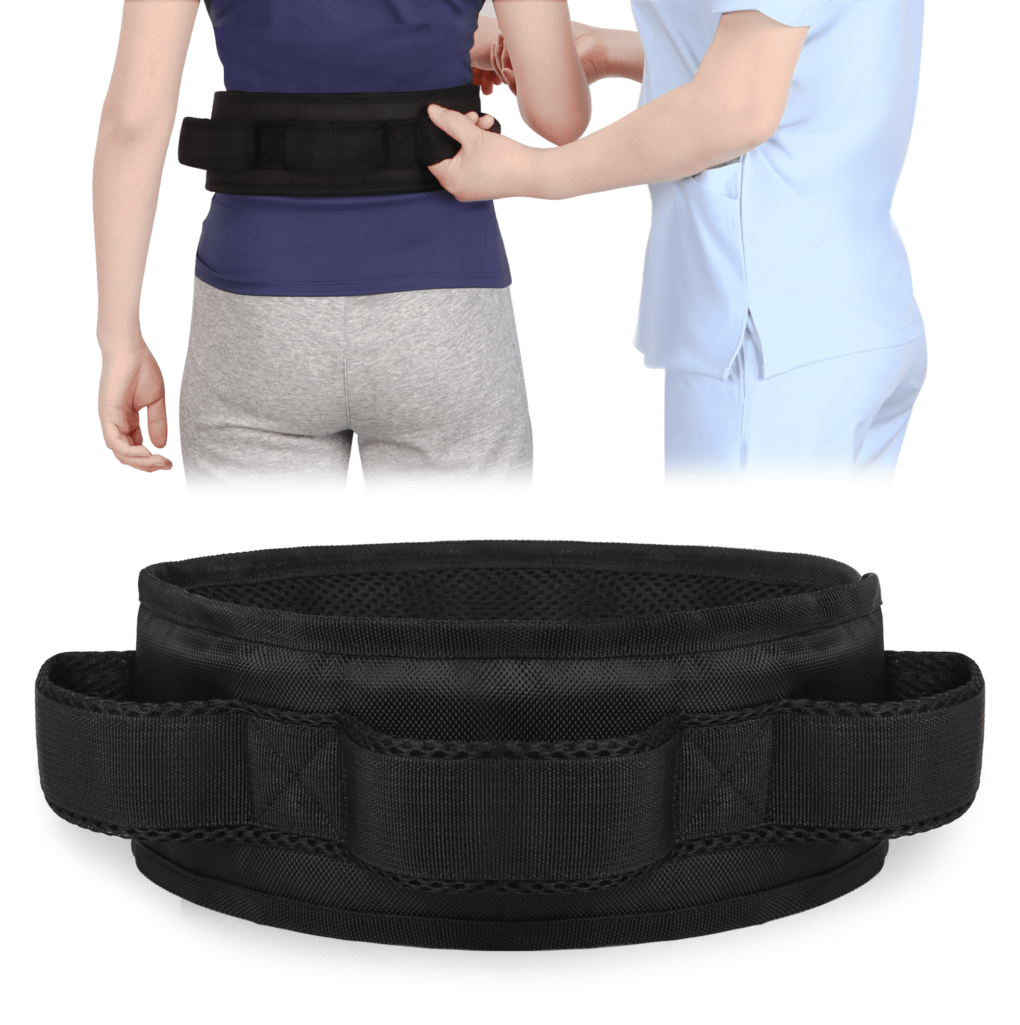 Gait Belt Transfer Belts with Handles for Lifting Seniors, Safety Gate ...