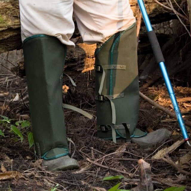 Gaiters for Snake Bite Protection Lab Tested in USA Durable Double Duck ...