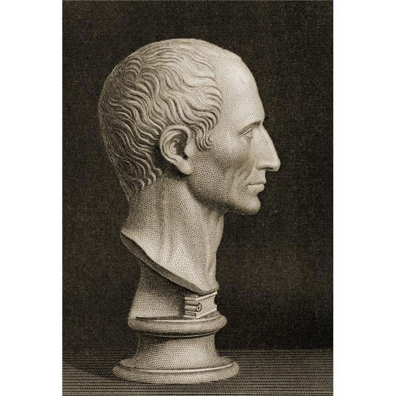 Gaius Julius Caesar 100-44 B.C The Last Dictator of Rome Poster Print ...