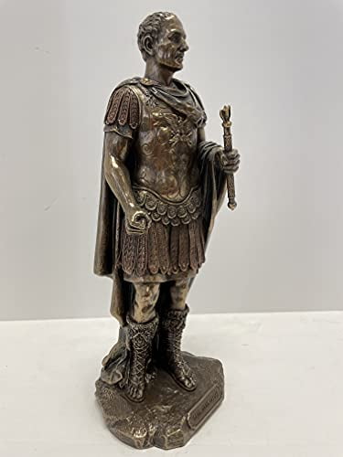Gaius Julius Caesar in Military Uniform Statue Bronze Finish - Walmart.com