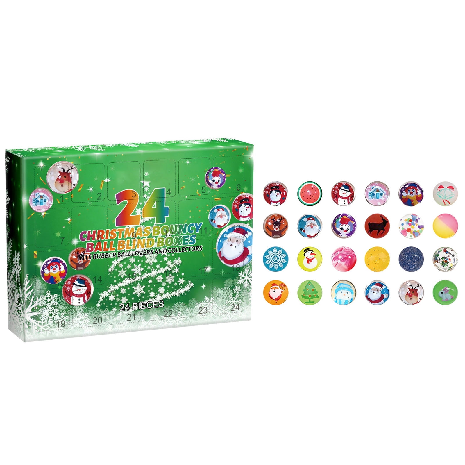 Gaiwos Christmas Bouncing Ball Advent Calendar, hristmas Countdown ...