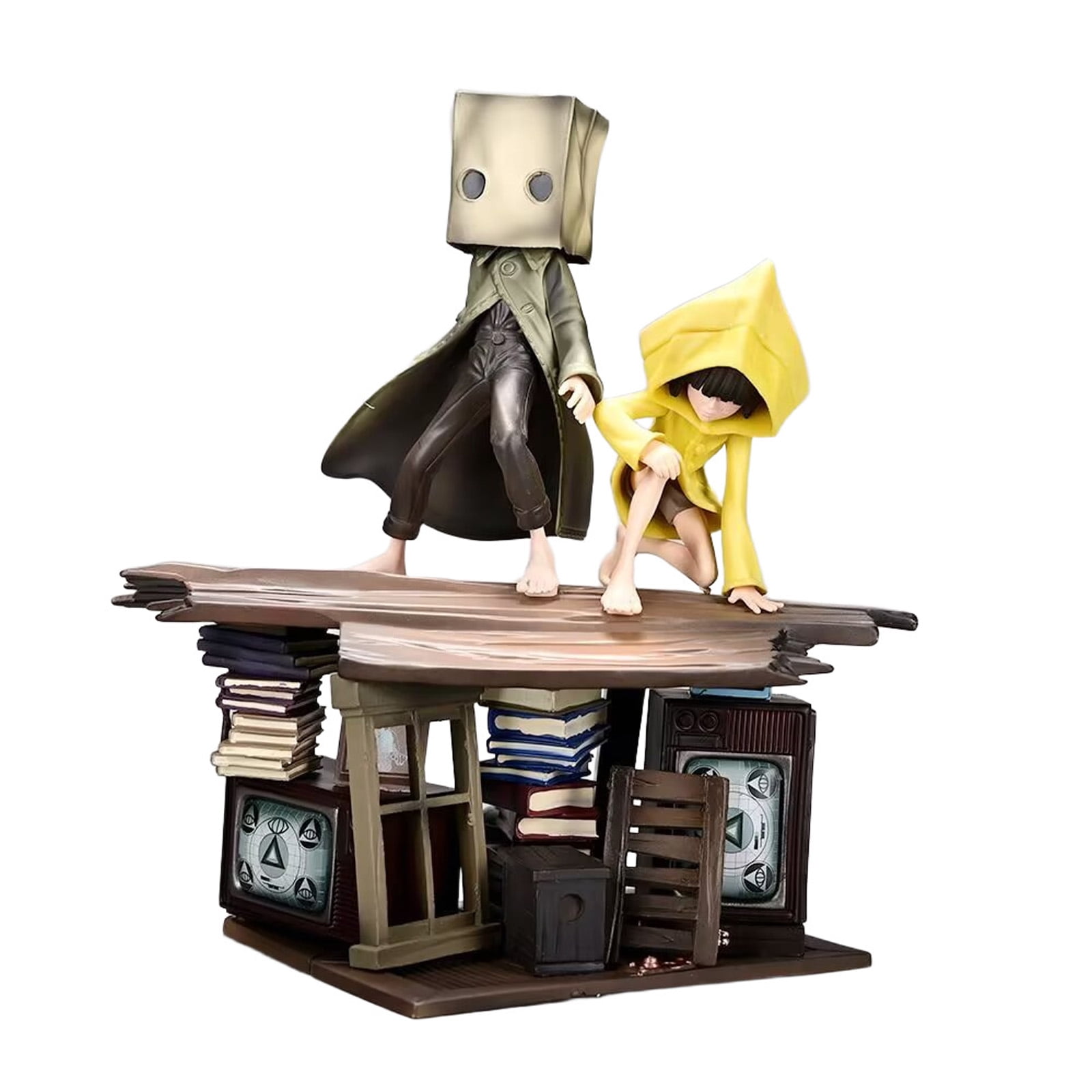 Gaiwos Little Nightmares Character Figurine 8.3 inches, 2 in 1 Little ...