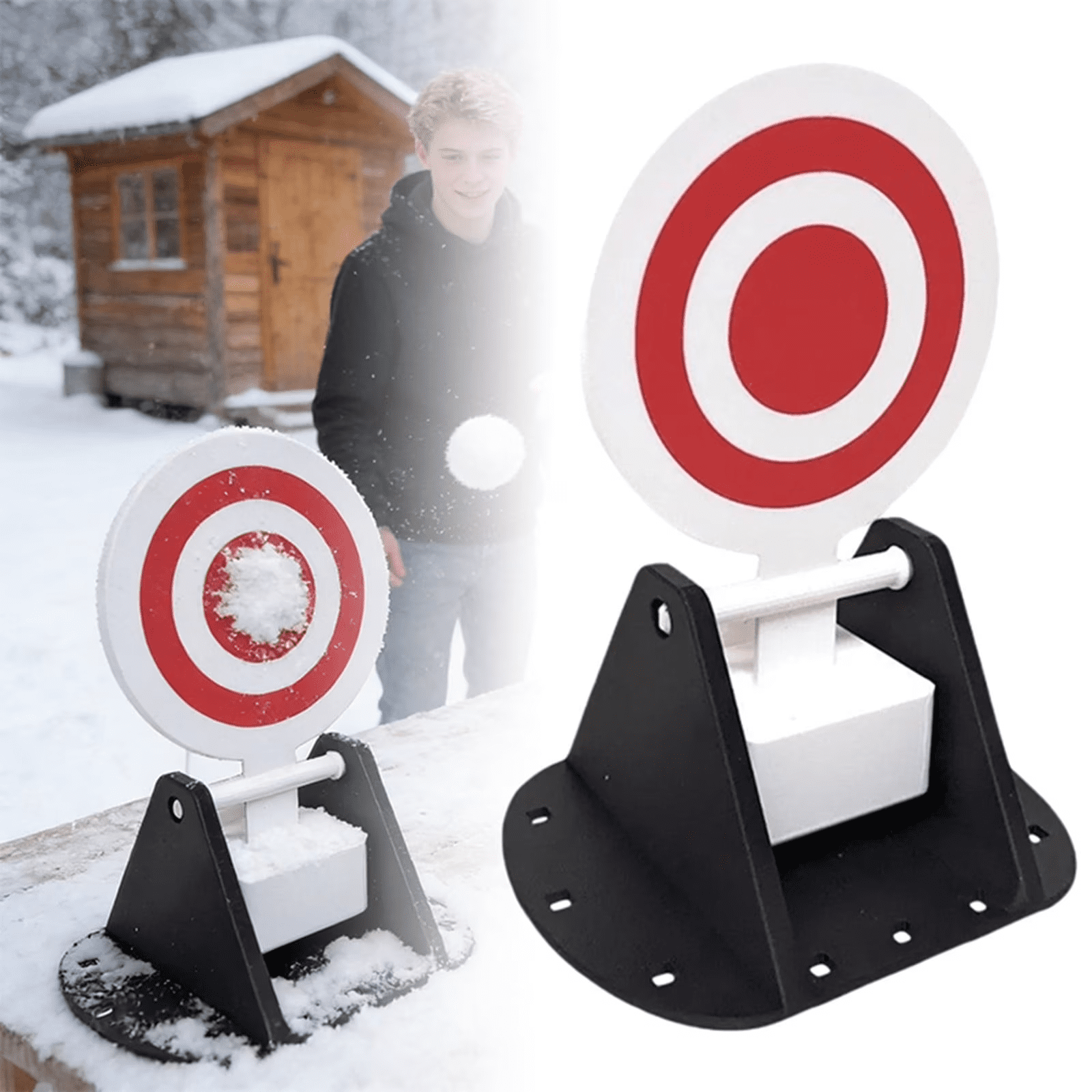 Gaiwos Snowball Automatic Reset Target 6.3 inches, Automatic Resetting ...