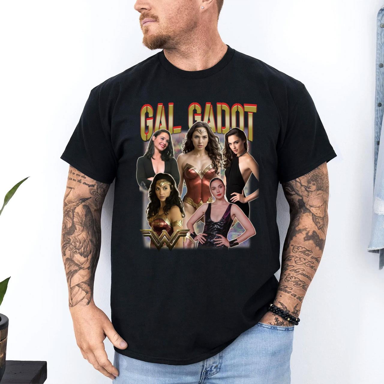 Gal Gadot Vintage Shirt, Wonder Woman Shirt, Gal Gadot Shirt For Fan ...