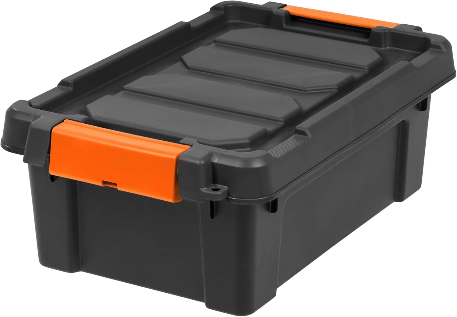 Gal. Heavy Duty Plastic Storage Bins with Lockable Lids - Stackable ...