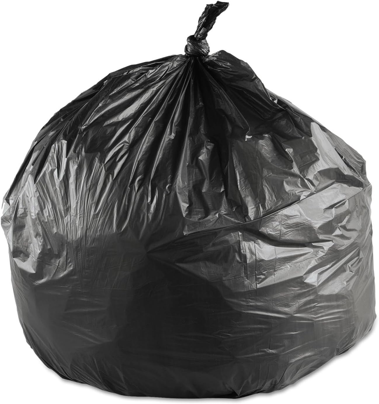 Gal, Trash Can Liners - 6 Mic Thickness, Black Color - 1000 Bags ...