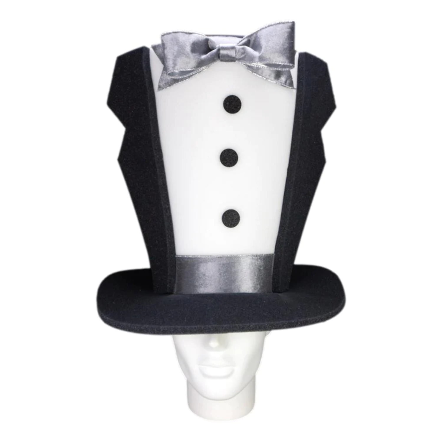 Gala Tuxedo Hat - Wedding Tuxedo Hat - Tuxedo Top Hat - Engagement Hat ...