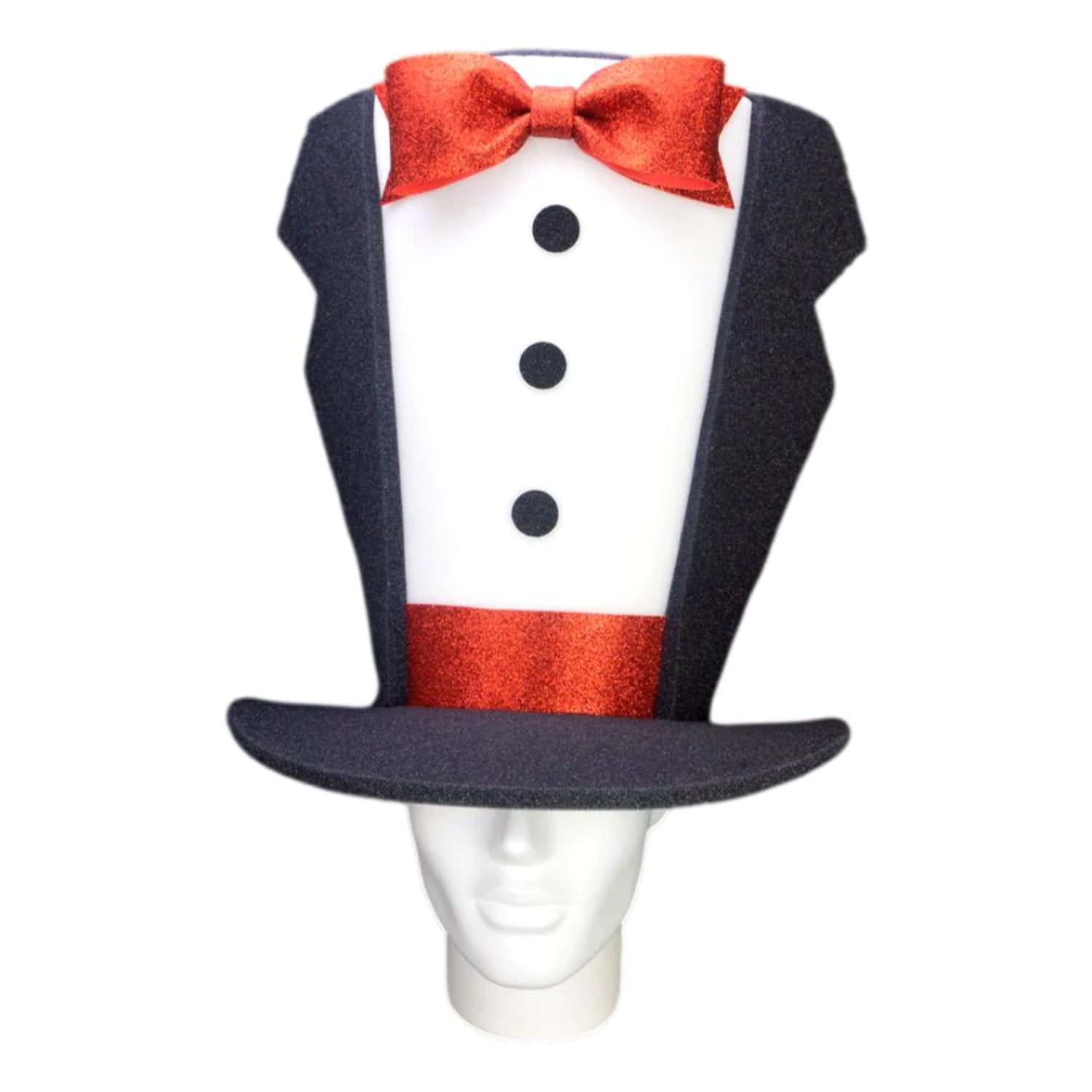 Gala Tuxedo Hat - Wedding Tuxedo Hat - Tuxedo Top Hat - Engagement Hat ...