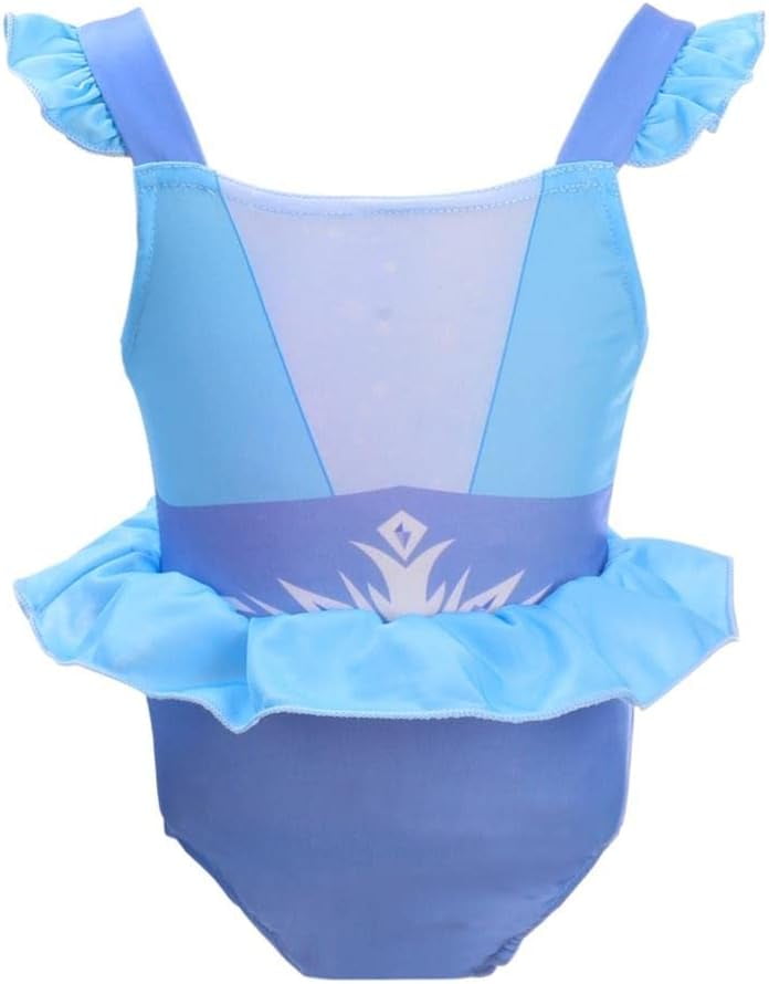 GalaGarb Girls Princess One Piece Swimsuit with Skirt Swimwear Swimming ...