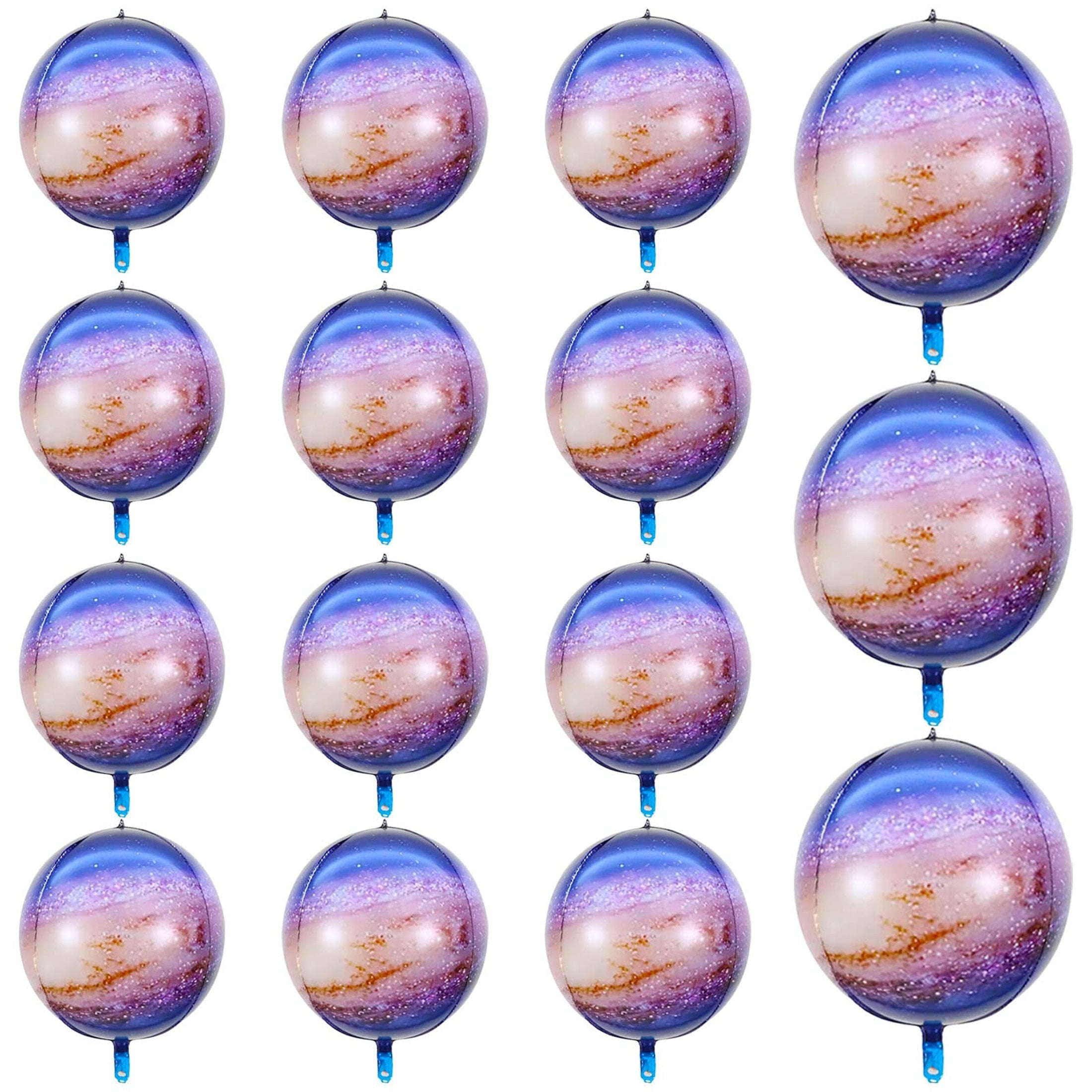 Galactic 360 Balloons Set - 15 Large 22-Inch Metallic Helium Balloons ...