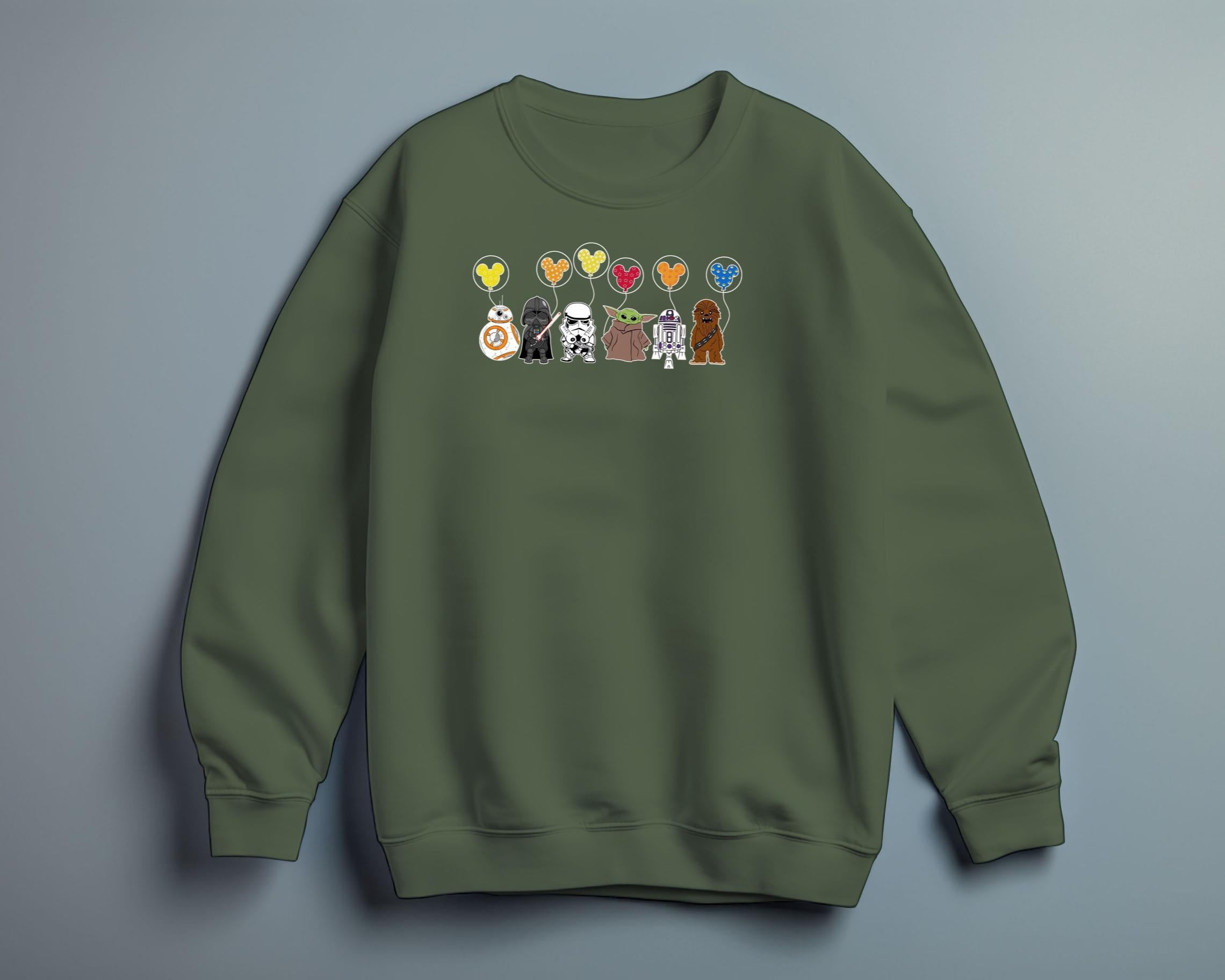 Galactic Adventure Balloon Shirt, Theme Park Apparel, Starship Graphic ...