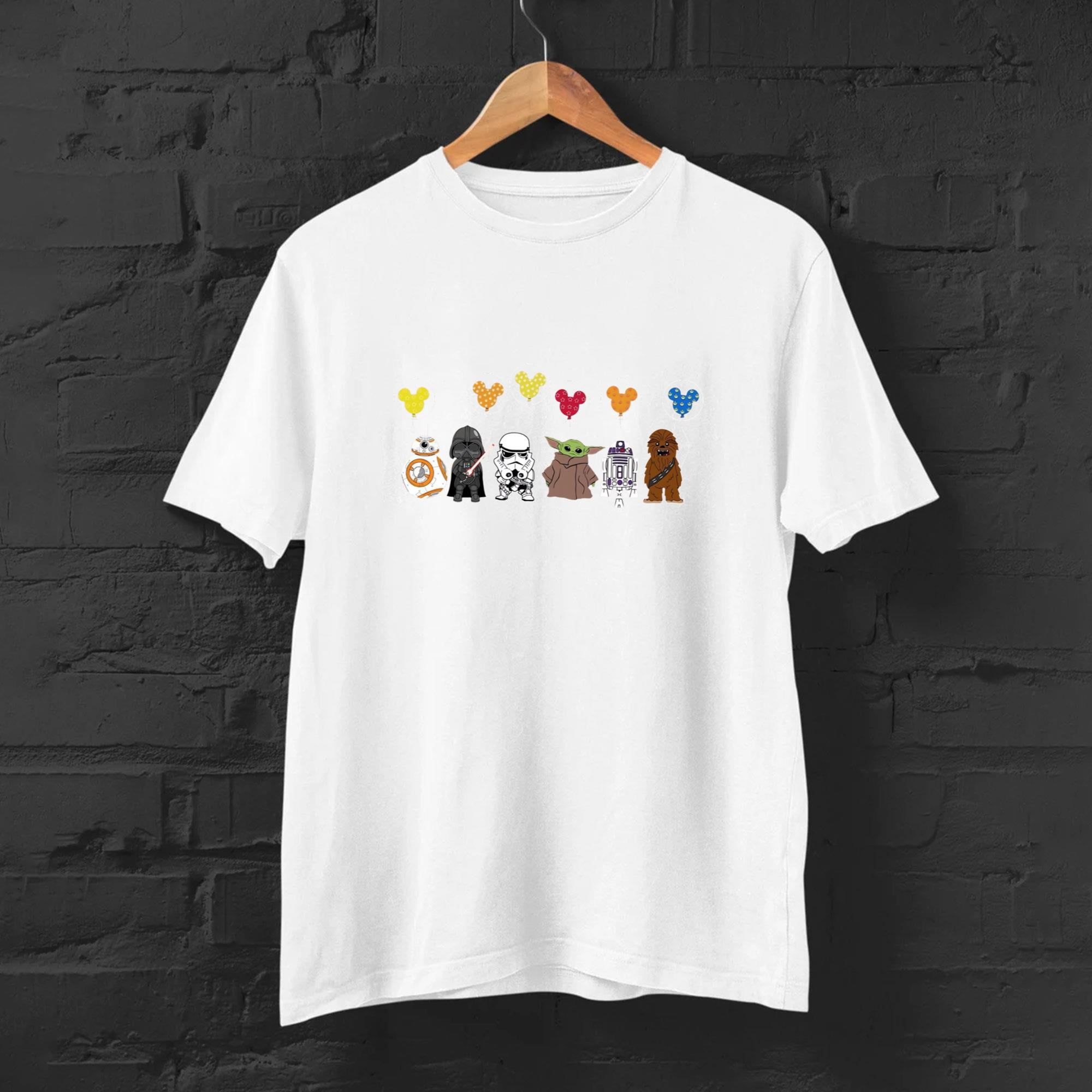 Galactic Adventure Balloon Shirt, Theme Park Apparel, Starship Graphic ...