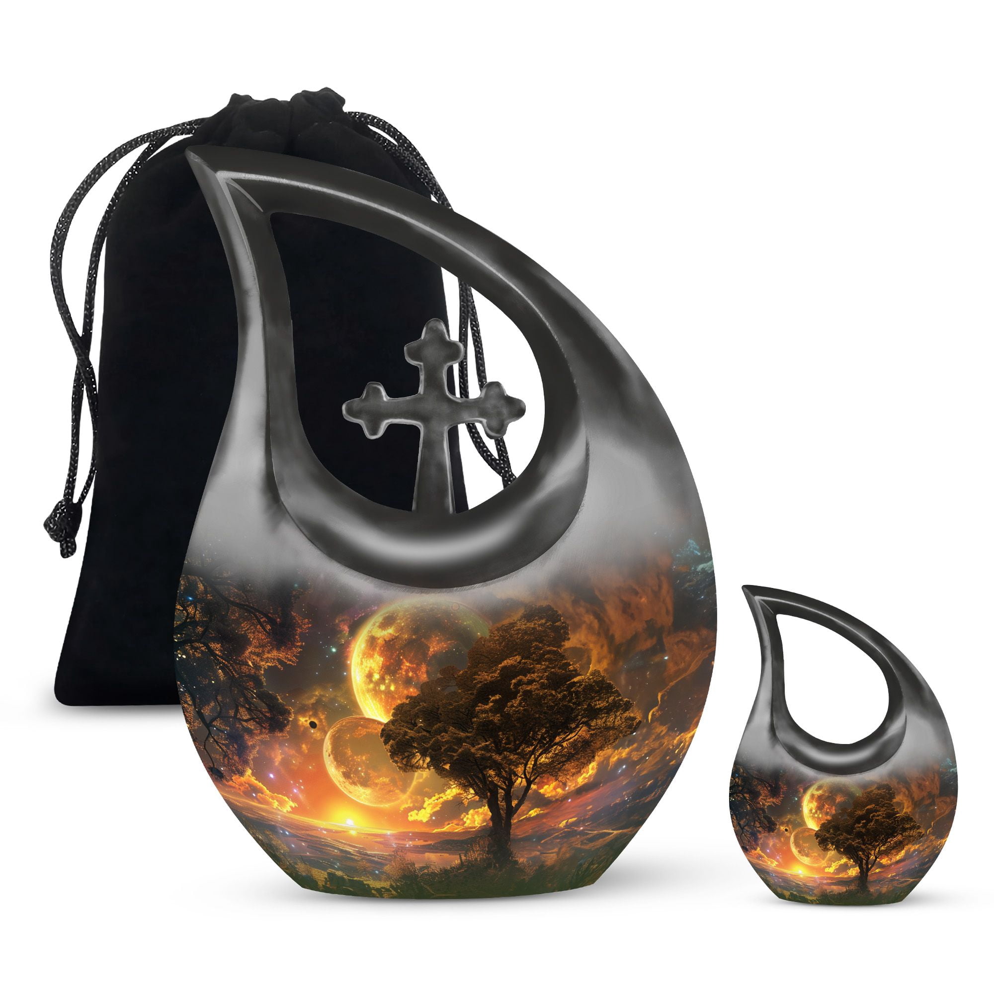 Galactic Dreamscape Urn - Keepsake Urns For Human Ashes - Urns For ...