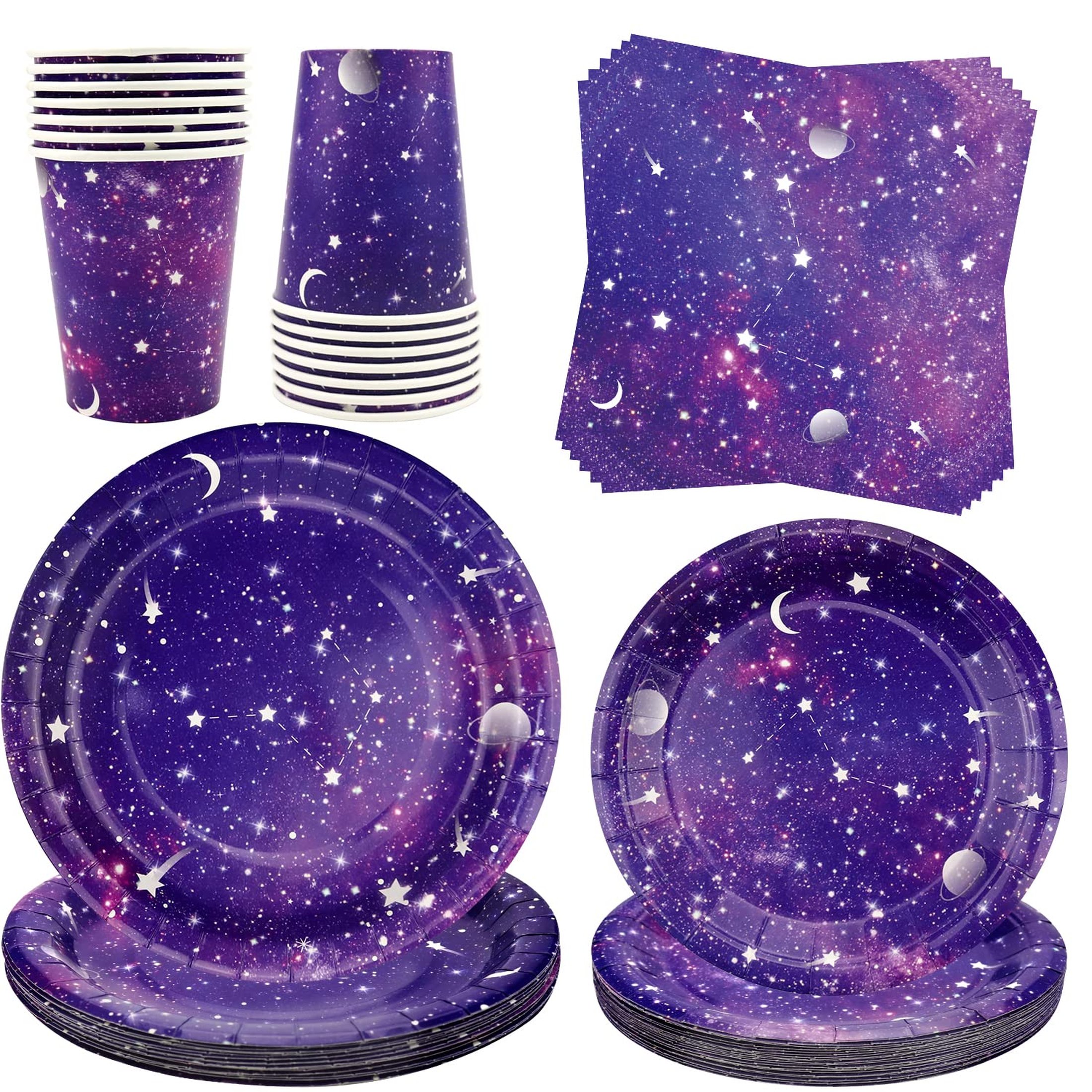 Galactic Explorer Party Pack - 20 Paper Plates, 20 Cups, 20 Napkins ...