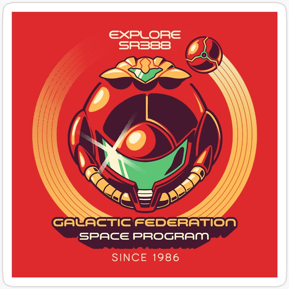 Galactic Federation Sticker Phone Decal Water Bottle Stickers Car ...