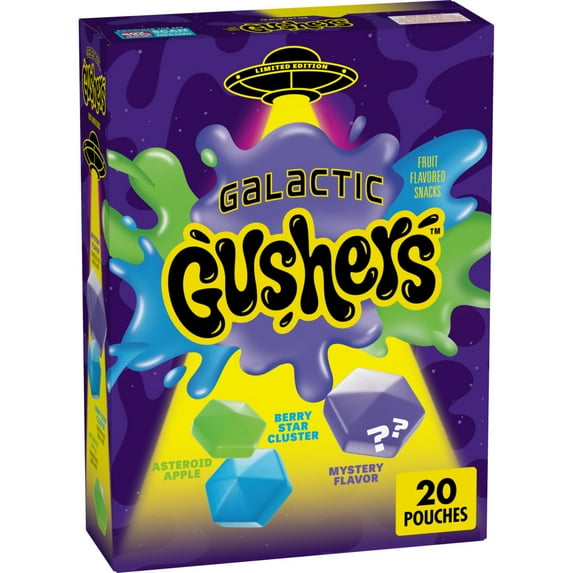 Gushers Galactic Asteroid Apple, Berry Star Cluster, Mystery Flavor ...