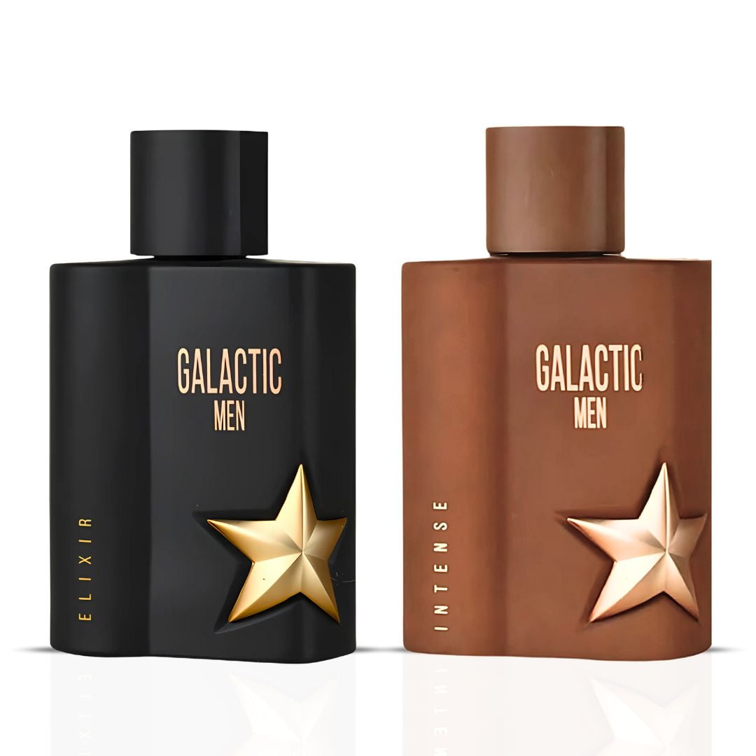 Galactic Men Intense & Galactic Men Elixir Eau De Parfum Sprays 100ML ...