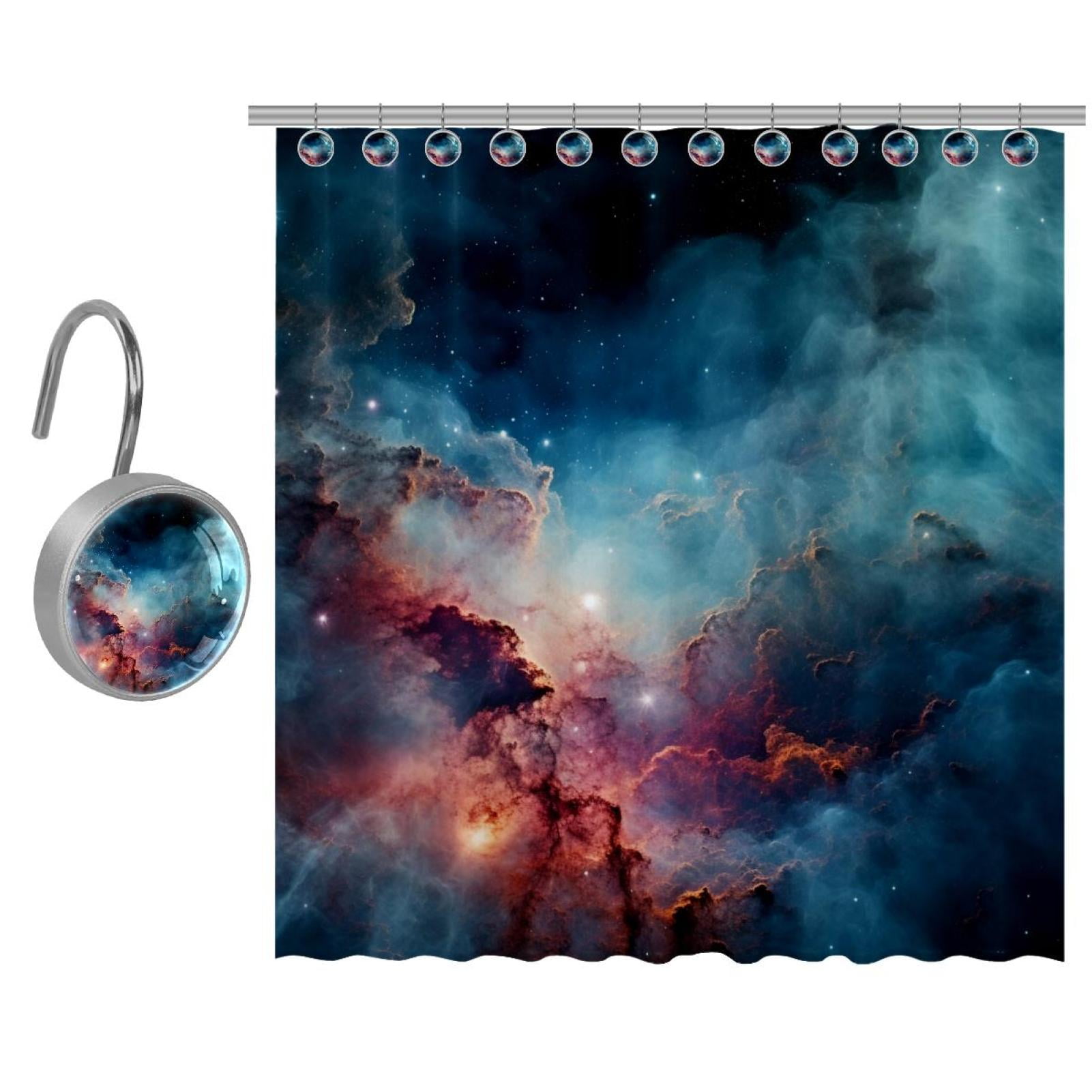 Galactic Nebula Starscape18 Shower Curtain for Bathroom - Walmart.com