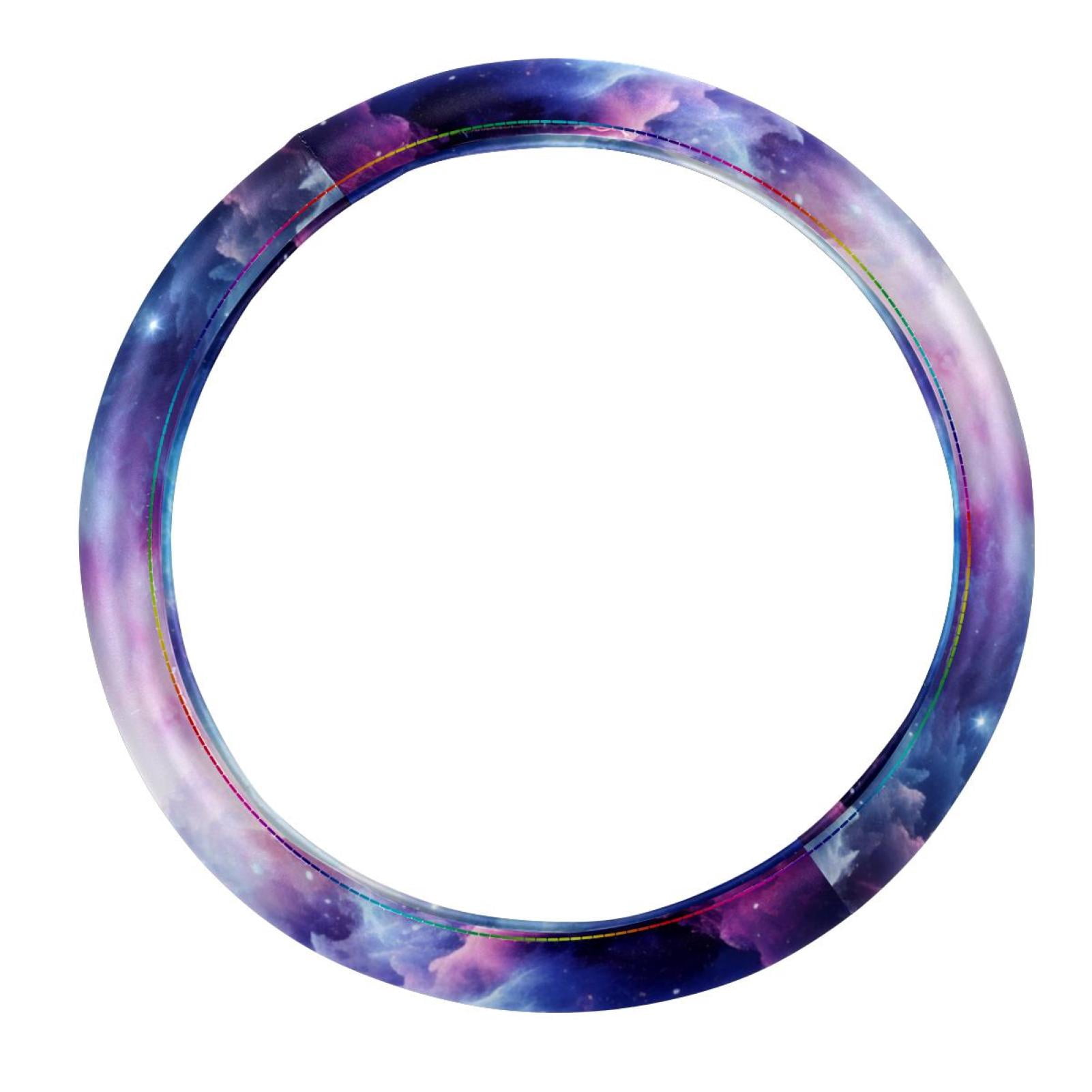 Galactic Planet 14.5 Inch Printing PVC Leather Car Wheel Cover Steering ...