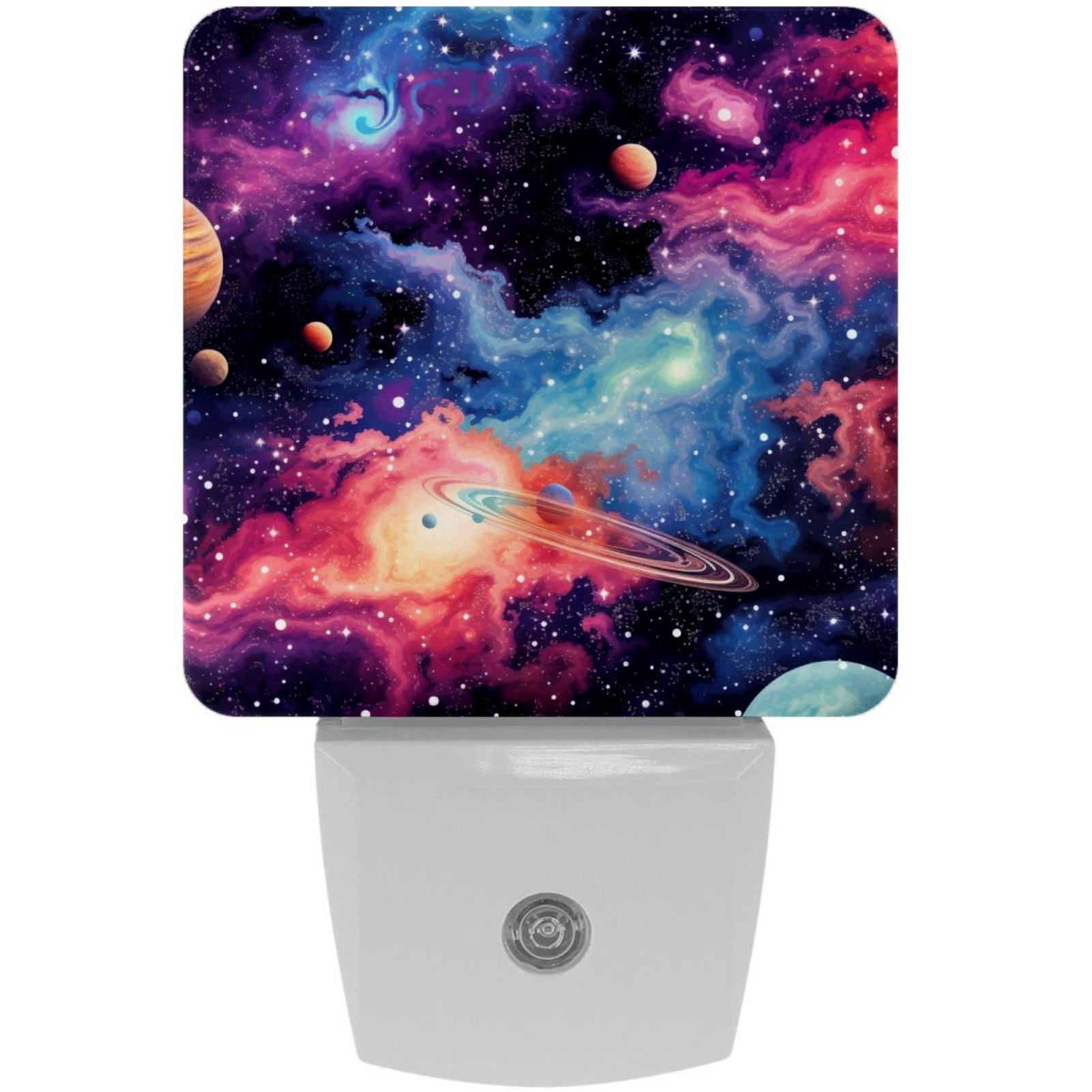 Galactic Planet LED Square Night Light for Bedroom and Bathroom ...