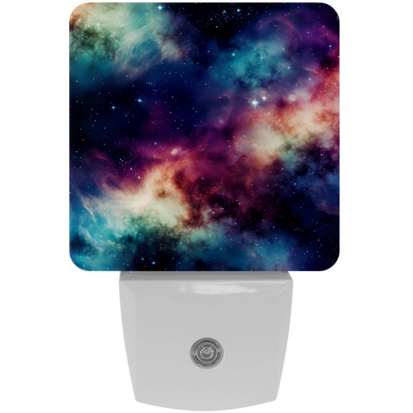 Galactic Planet LED Square Night Lights - Energy Efficient Plug-in Wall ...