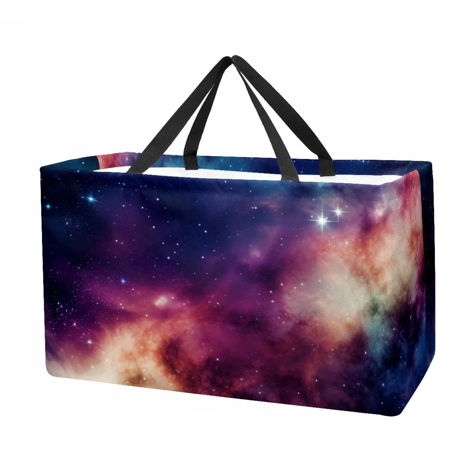 Galactic Planet Large Capacity Reusable Foldable Oxford Cloth Tote Bag ...