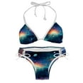 Galactic Planet Swim Wear Bikini Set with Detachable Sponge ...