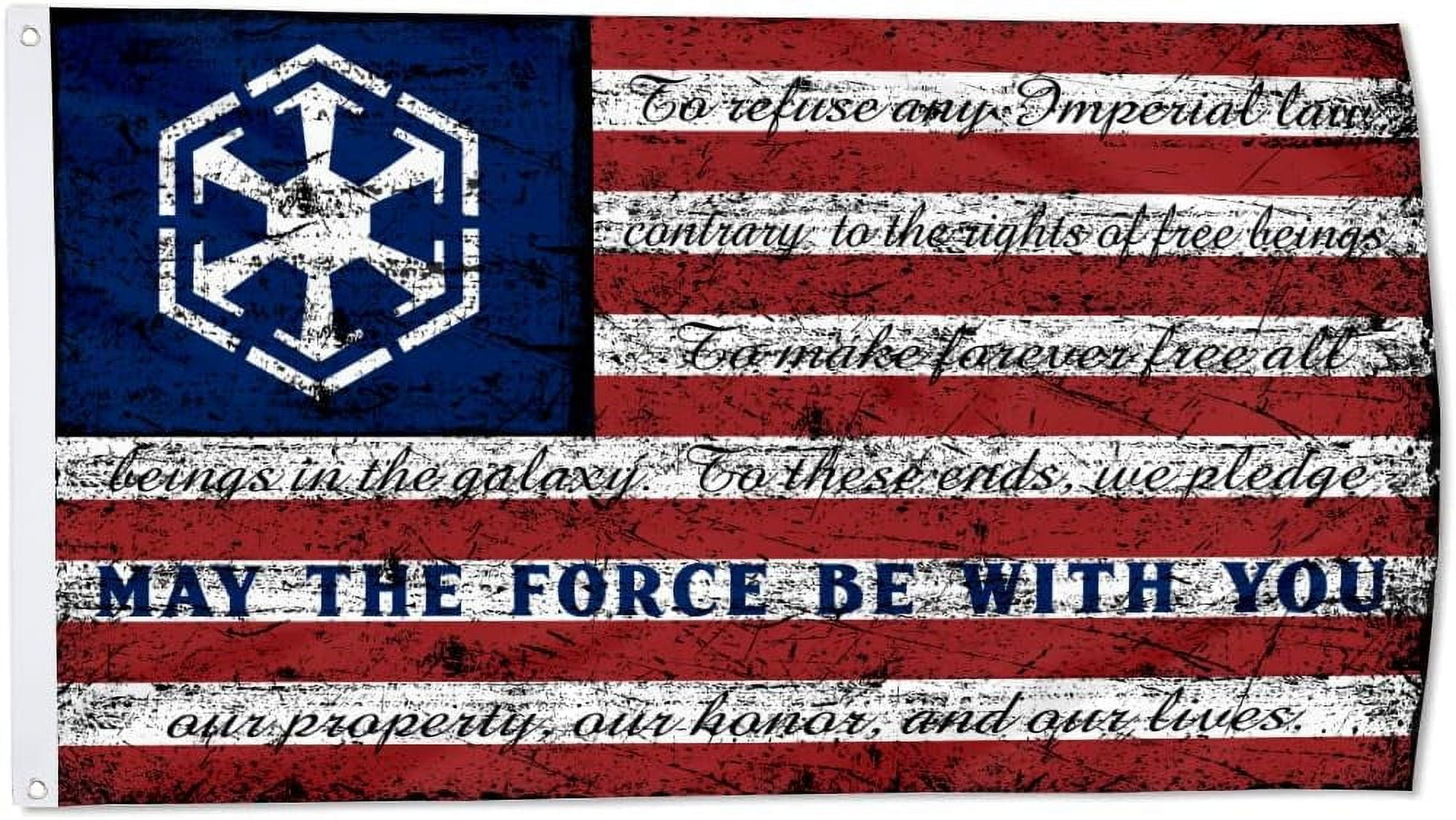 Galactic Republic Vintage American stripes Flag Banner Outdoor Indoor ...