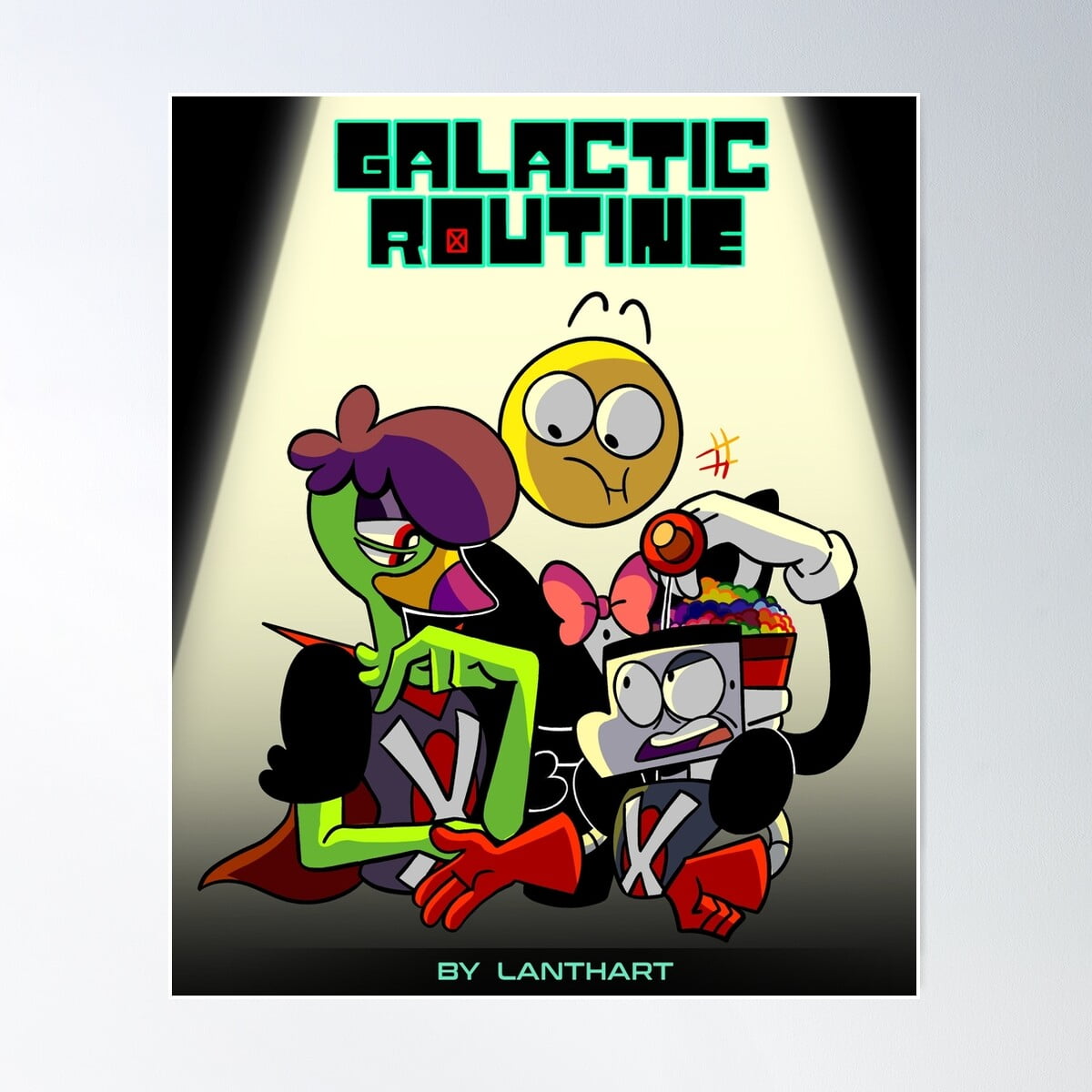 [Galactic Routine] Cover Poster Wall Art, Modern Wall Decor For Living ...