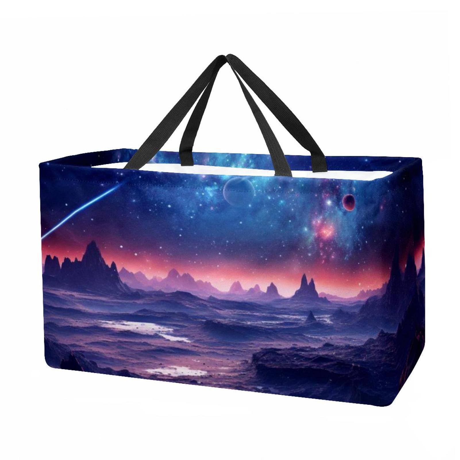 Galactic Space Large Foldable Oxford Cloth Storage Bin - Decorative Box ...