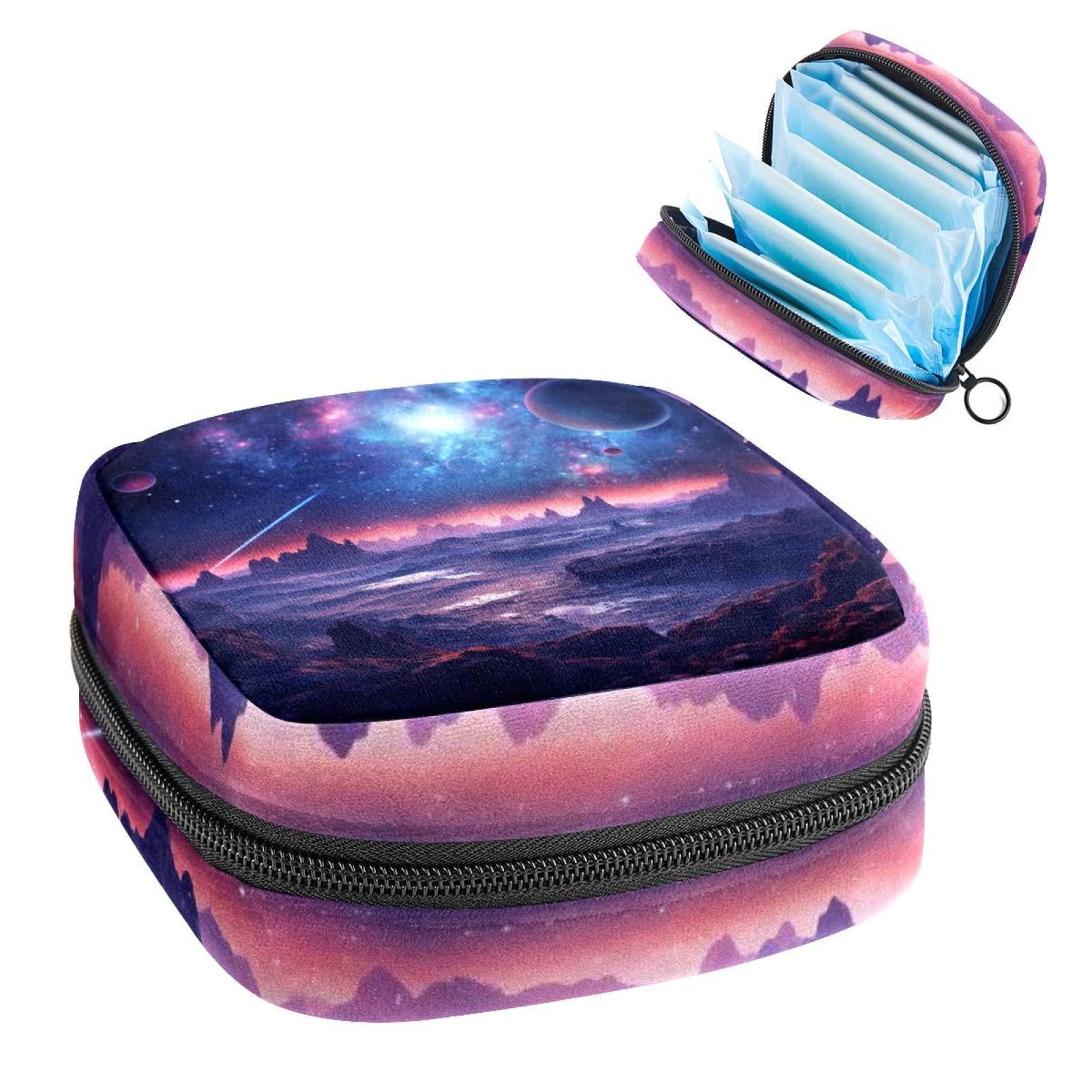 Galactic Space Pad Bag Period Bag Small Travel Pouch - Ideal Sanitary ...