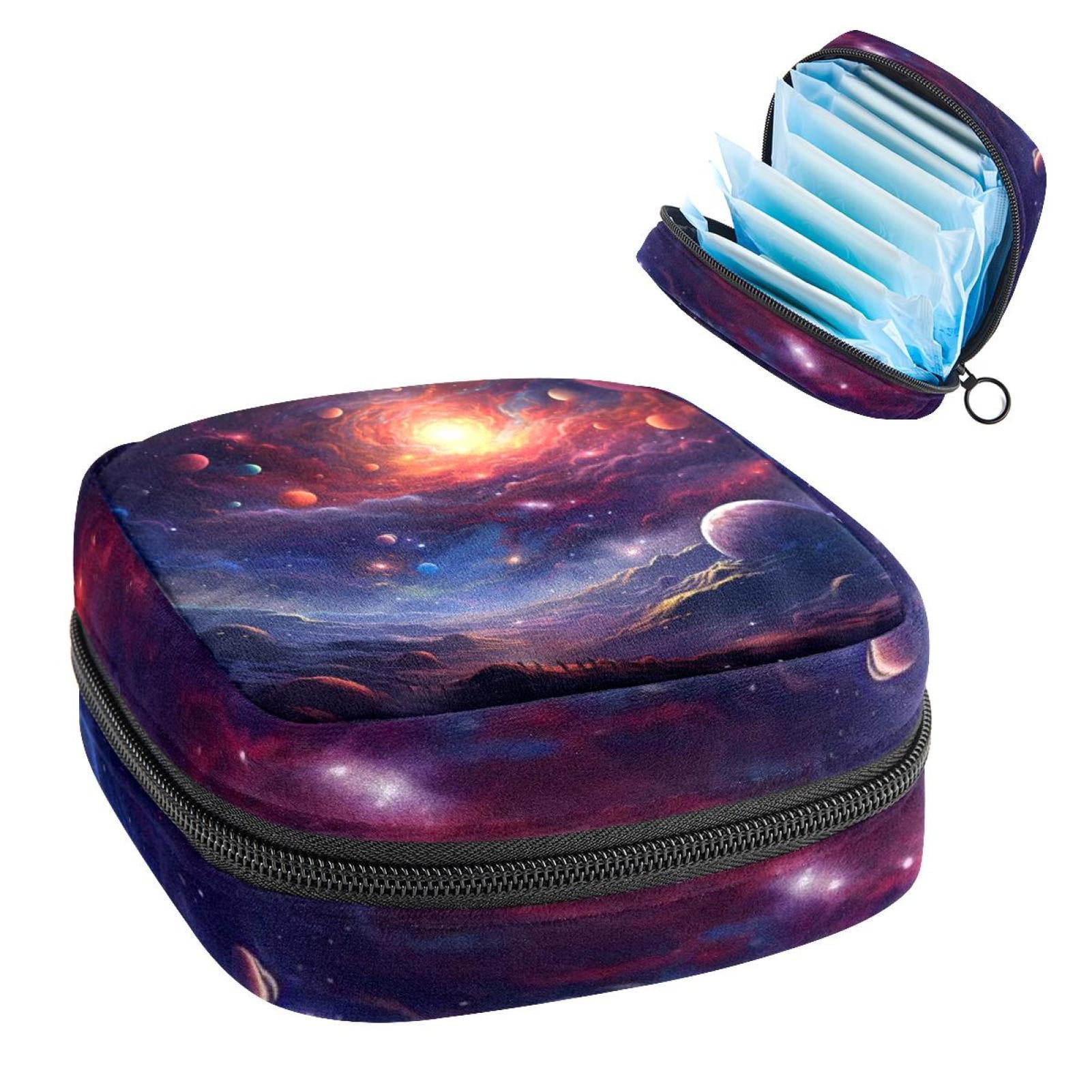 Galactic Space Pad Bag Storage Organizer Pouch for Menstrual Hygiene ...