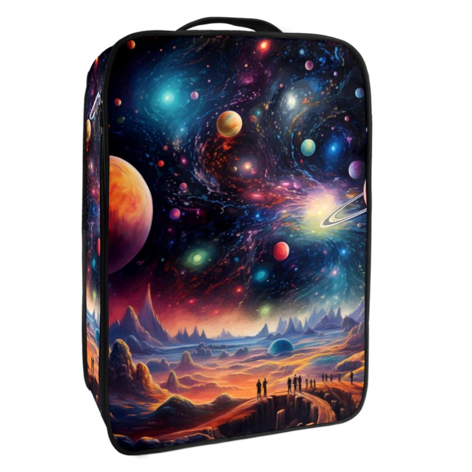 Galactic Space Polyester Shoe Boxes 23x31cm/9x12in - Durable Storage ...