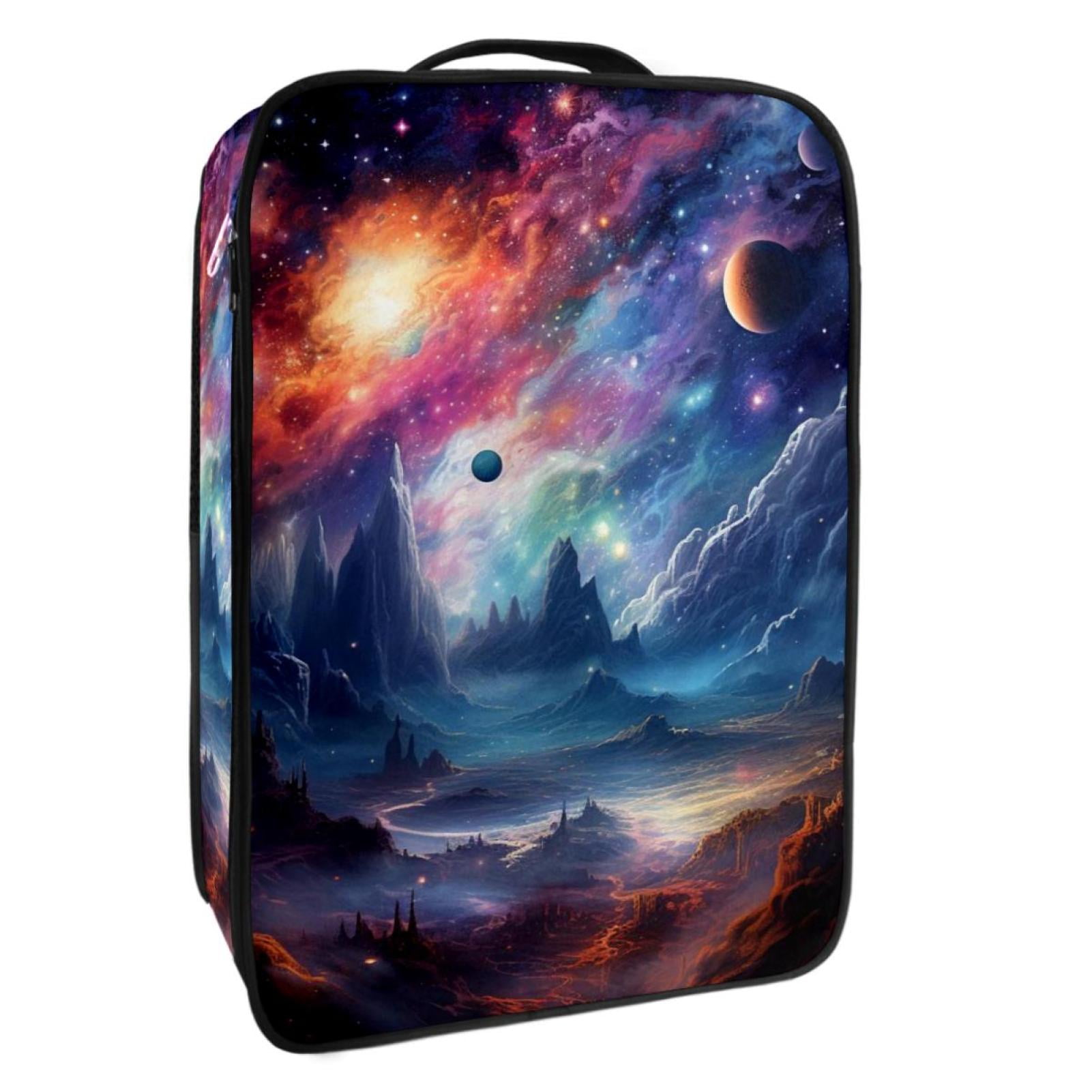 Galactic Space Polyester Shoe Storage Box Organizer - 23x31cm/9x12in ...