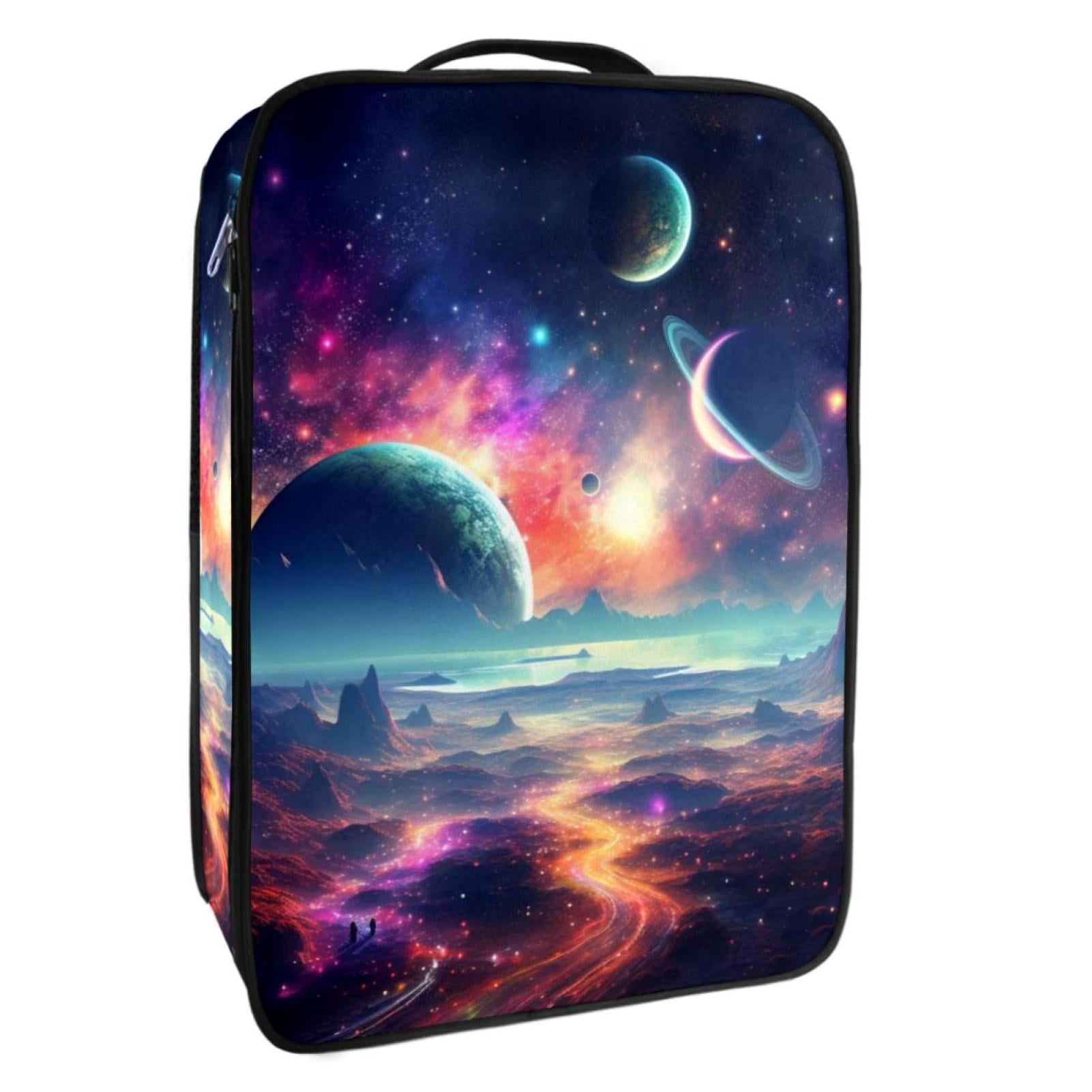 Galactic Space Polyester Shoe Storage Boxes Organizer - 23x31cm/9x12in ...