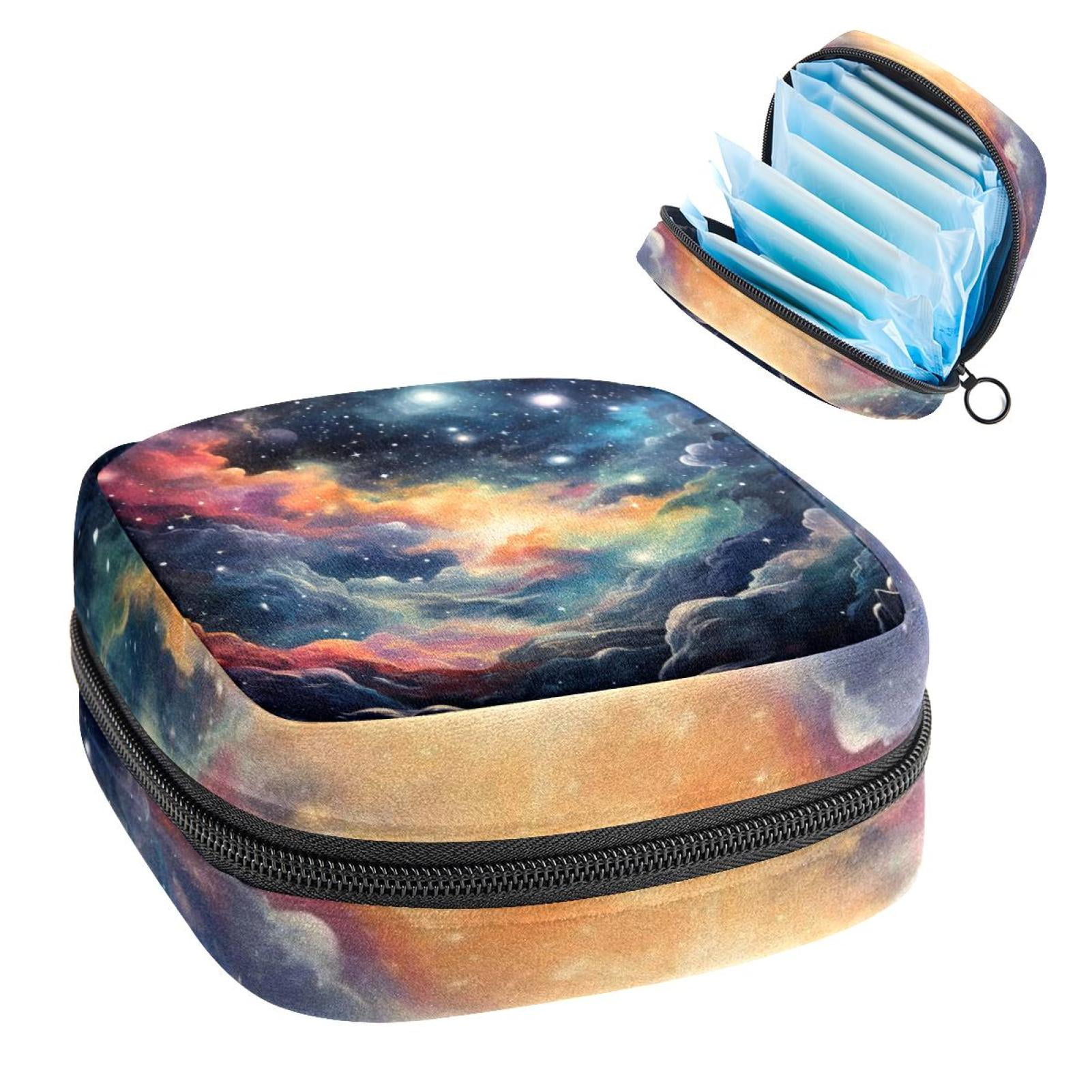 Galactic Space Sanitary Napkin Pouch Period Bag Small Travel Bag for ...