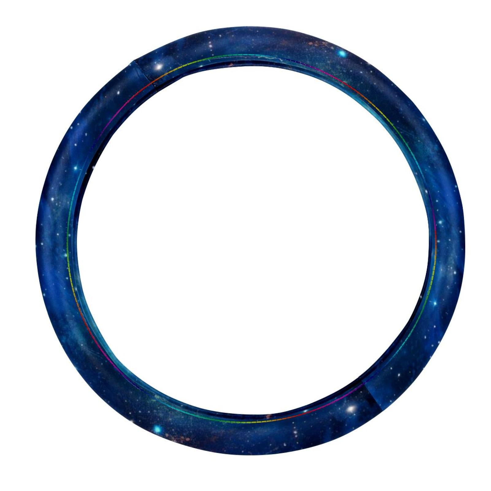 Galactic Space Steering Wheel Cover for Car, 14.5 Inch PVC Leather Auto ...