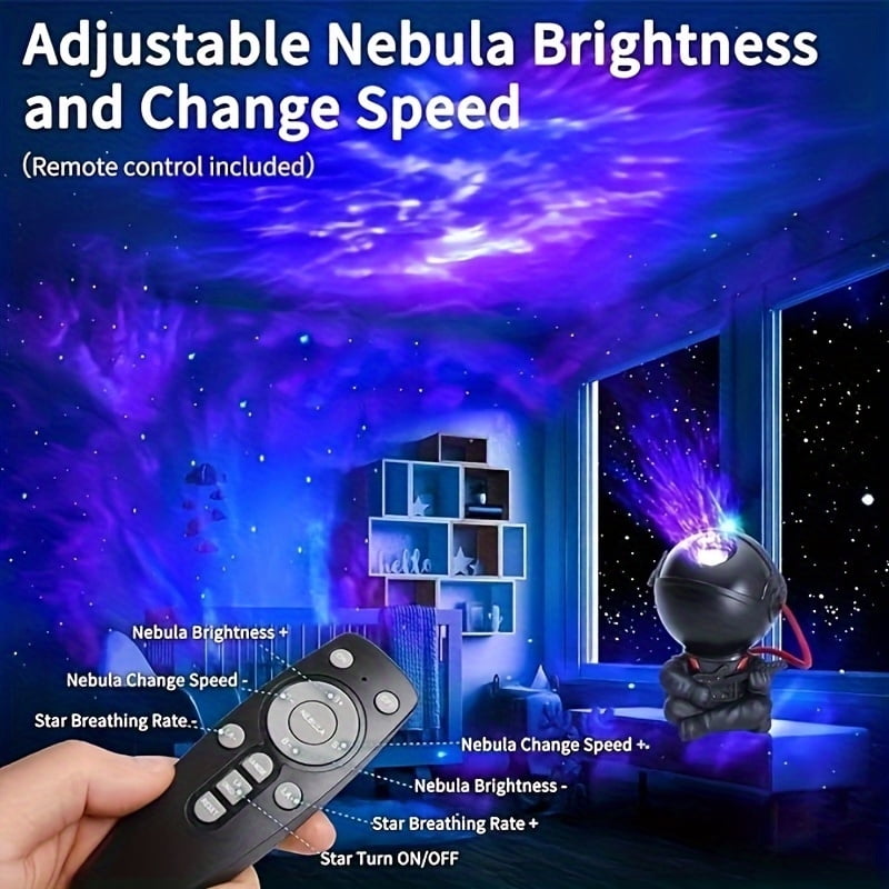 Galactic Starlight Projector Night with Remote Control & 10+ Nebula ...
