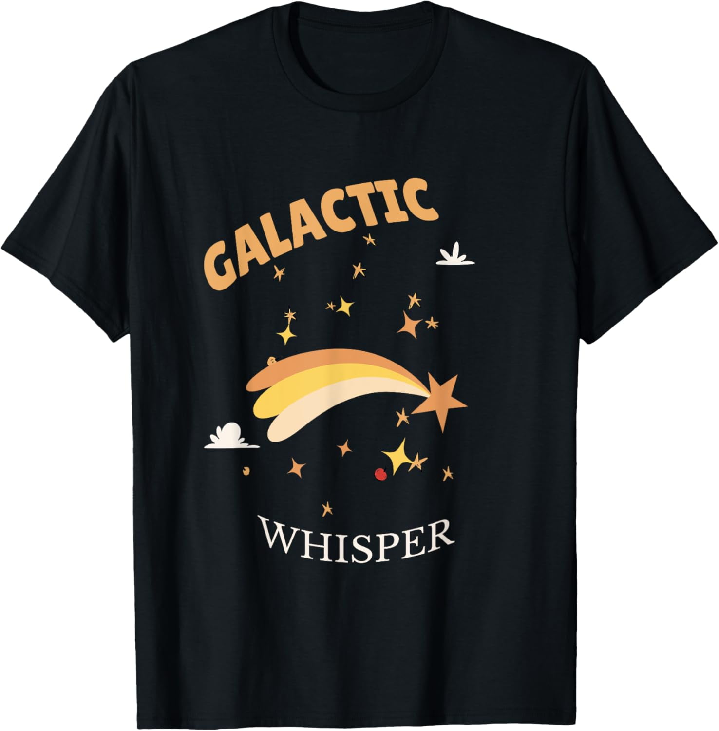 Galactic Whisper Retro Shooting Stars Designs Present T-Shirt men and ...