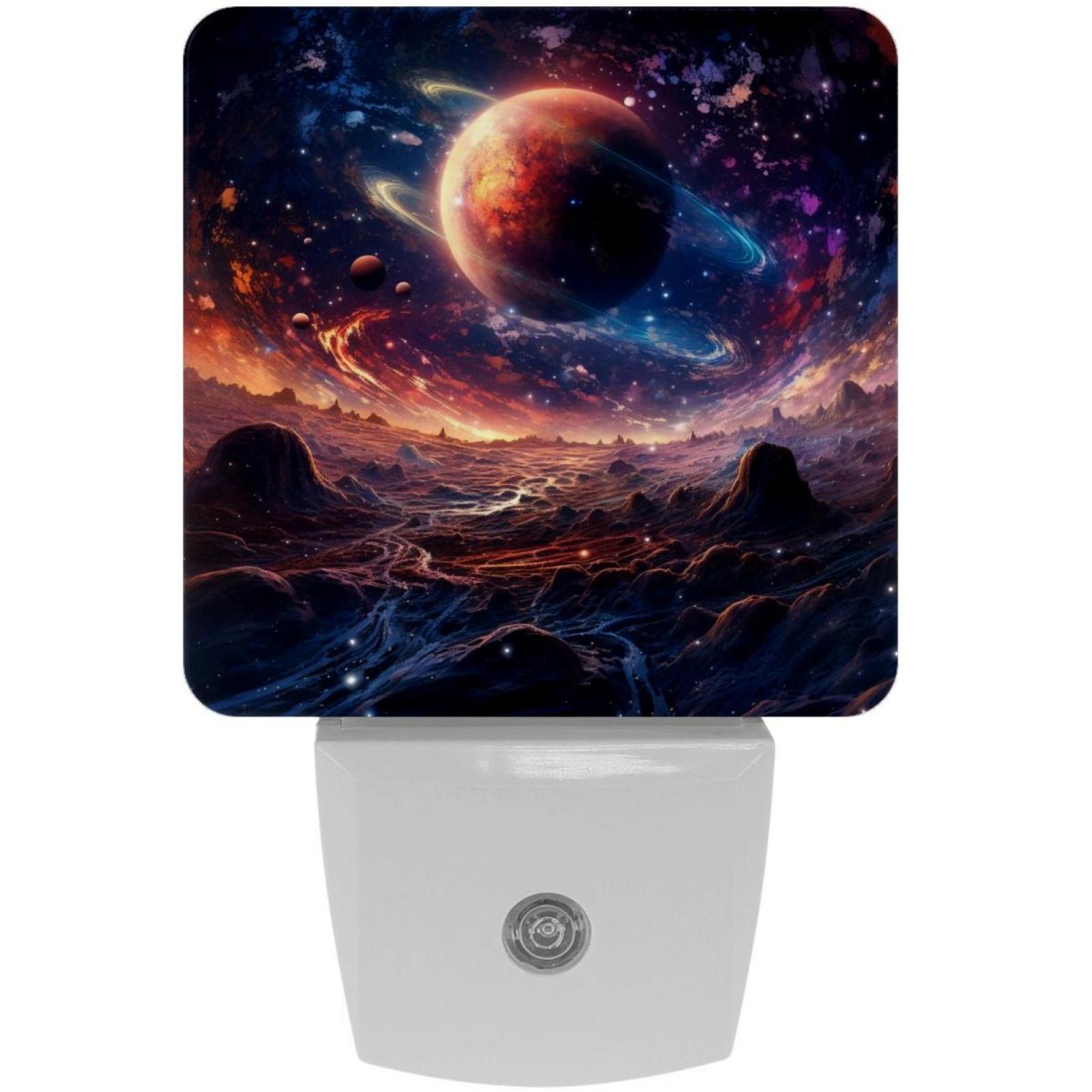 Galactic space LED Square Night Light - Energy Efficient Plug-in ...