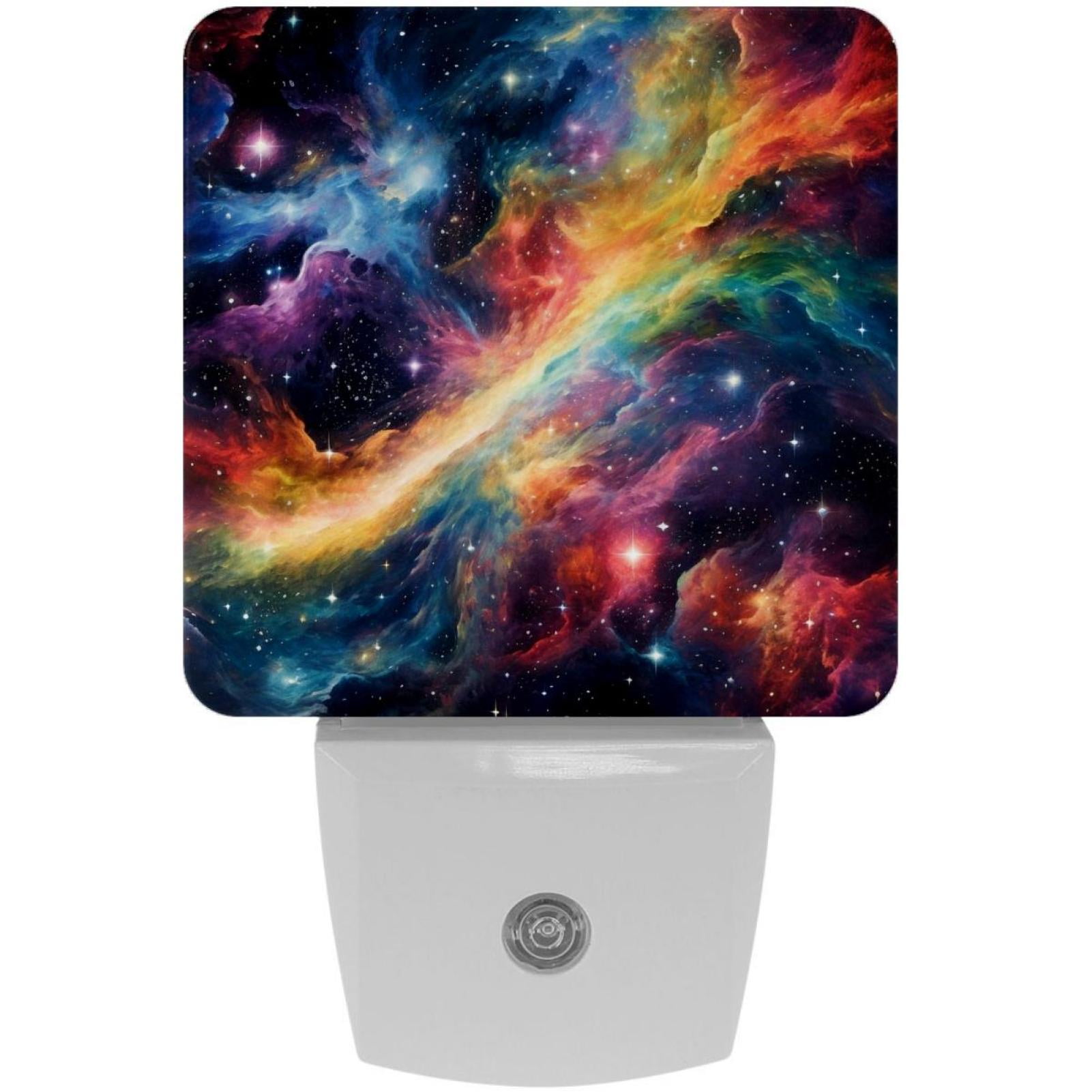 Galactic space LED Square Night Lights - Bedside Lighting Solution for ...