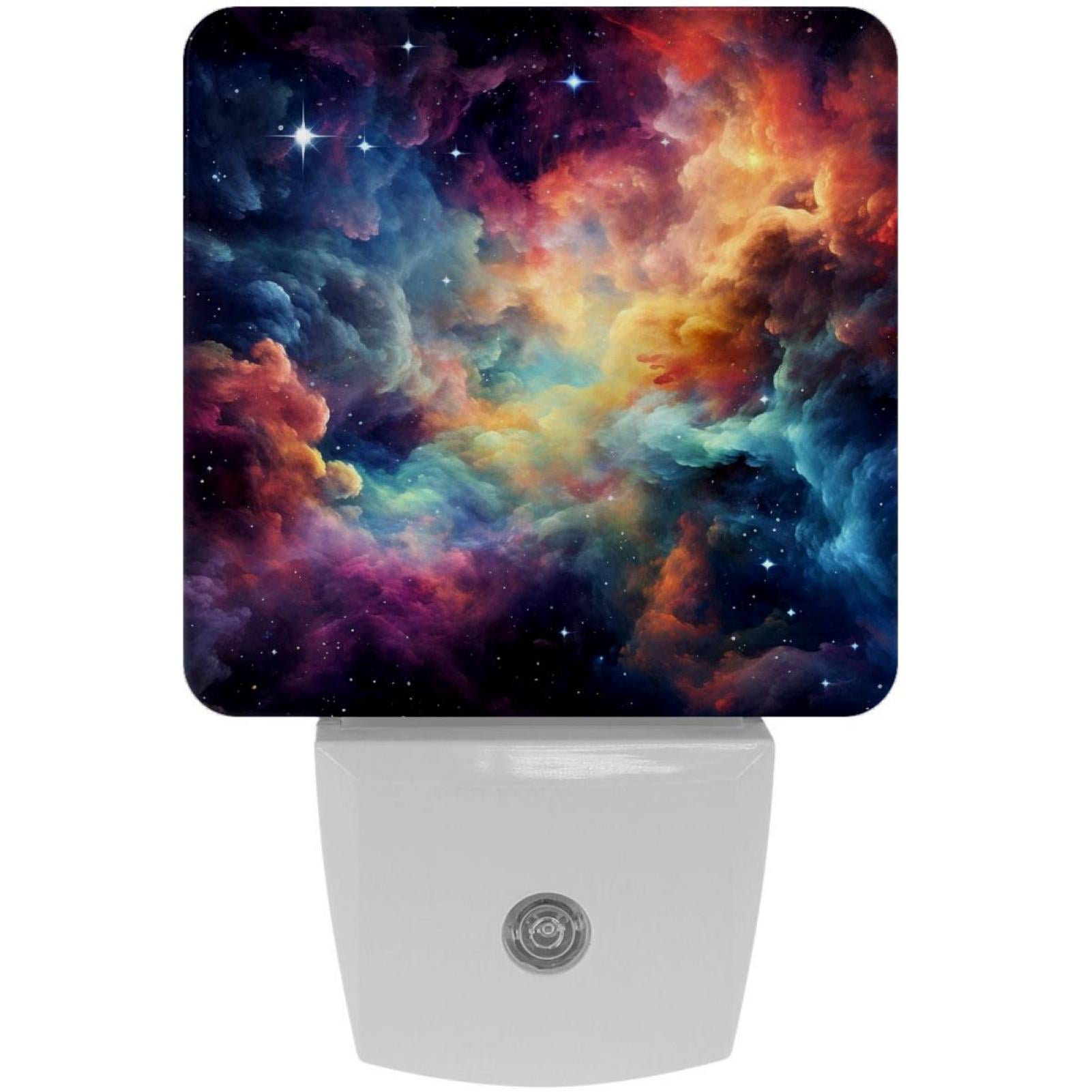 Galactic space LED Square Night Lights - Bedside Lighting Solution for ...