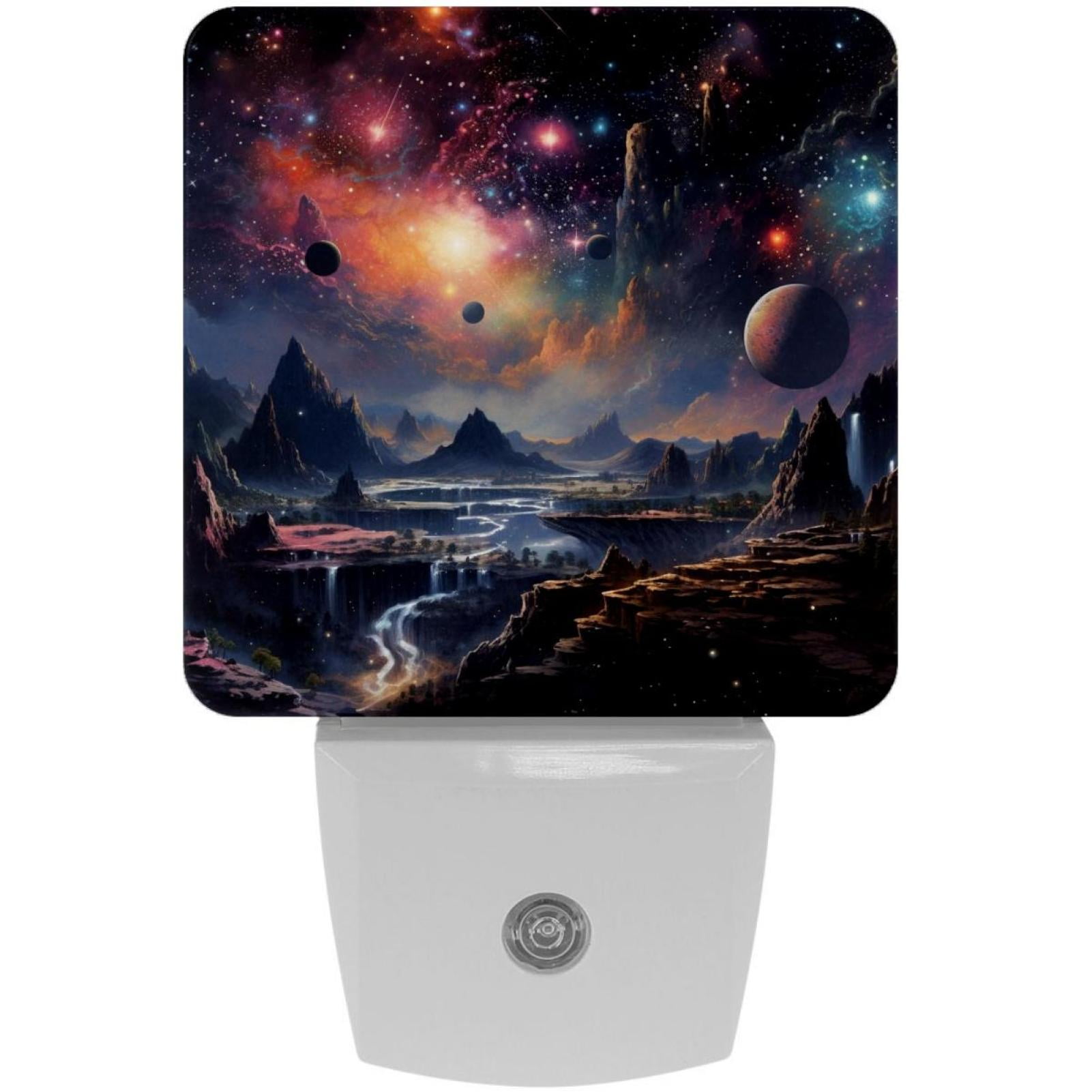 Galactic space LED Square Night Lights - Energy Efficient & Elegant ... Galactic space LED Square Night Lights - Energy Efficient & Elegant ...
