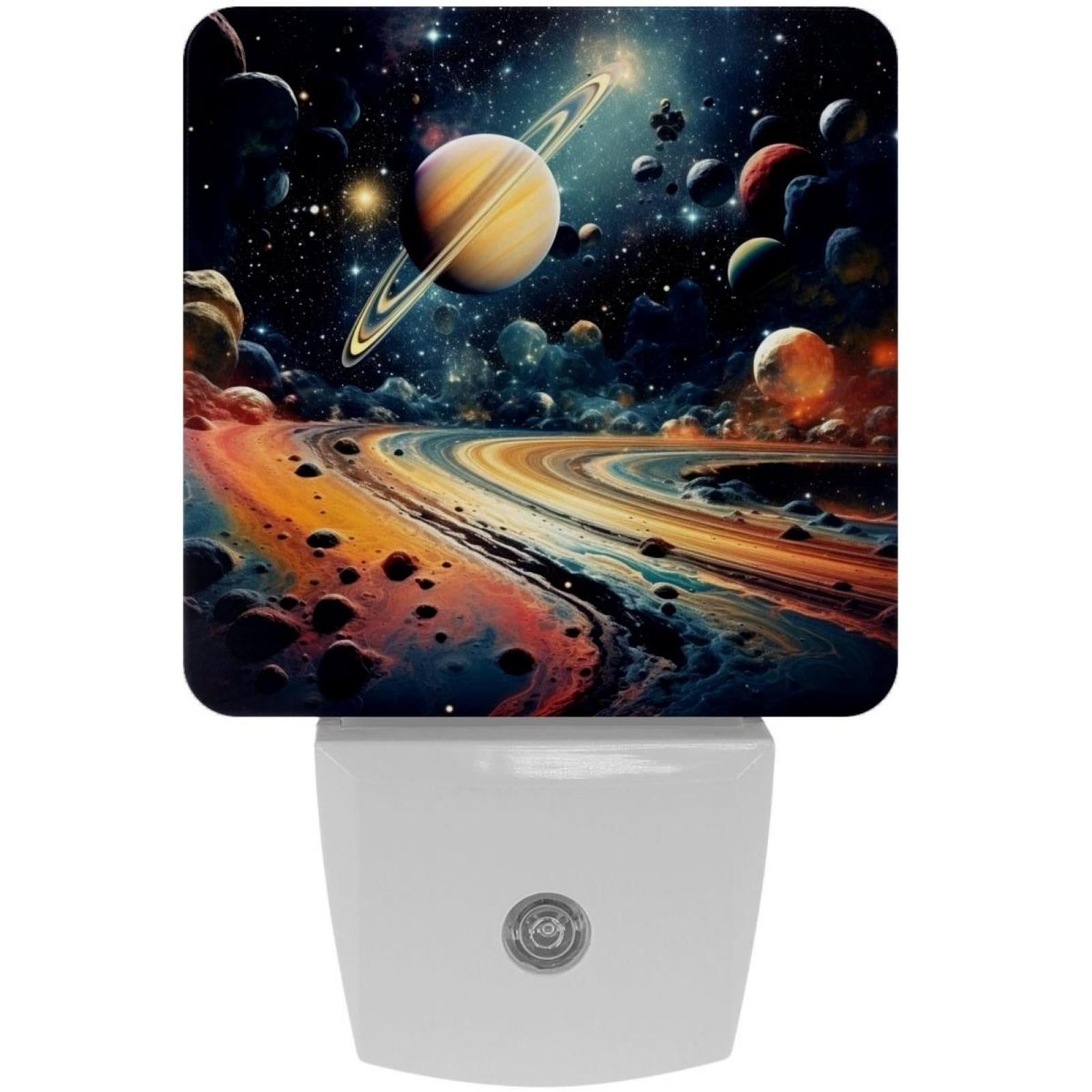 Galactic space LED Square Night Lights - Energy Efficient and Stylish ...