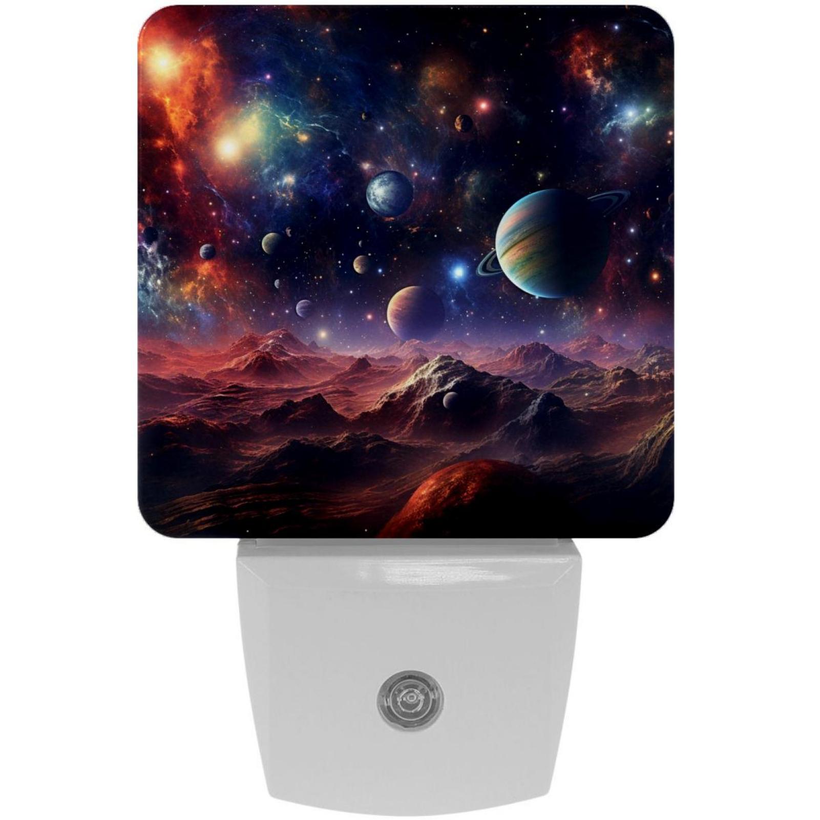 Galactic space LED Square Night Lights- Energy Efficient and Stylish ...